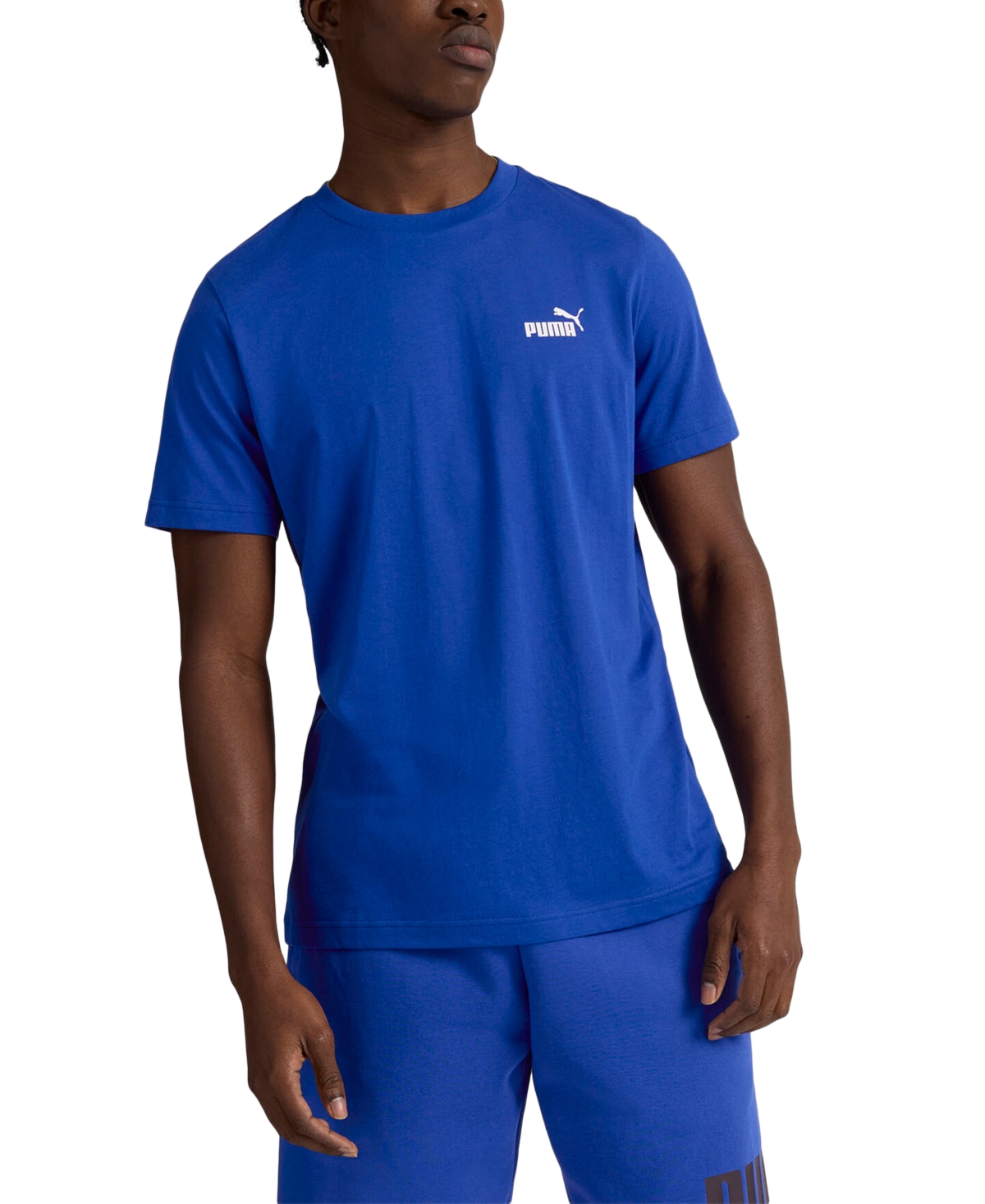 Click here for Puma Mens Essential Small Logo T-Shirt - Vivid Blu... prices