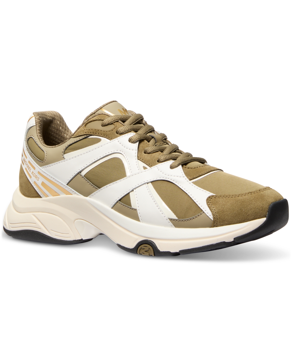 Click here for Michael Kors Mens Leo Lace-Up Running Sneakers - S... prices