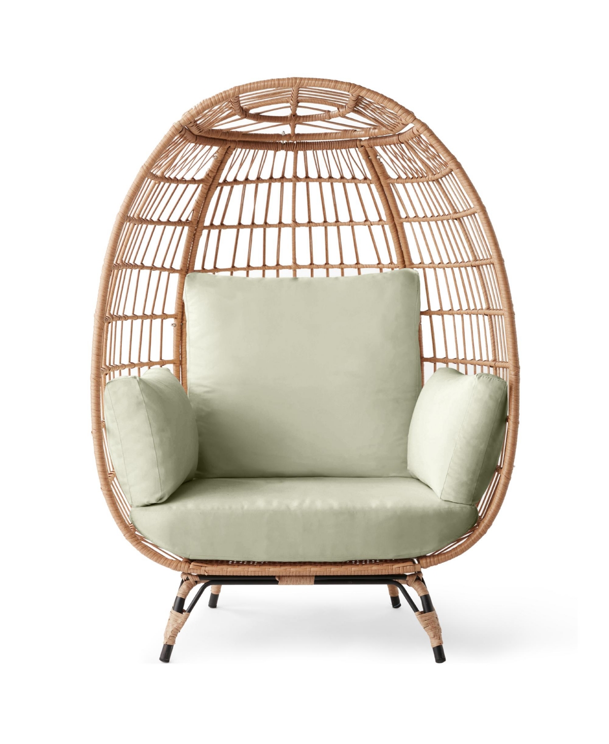 Click here for Best Choice Products Wicker Egg Chair Oversized In... prices