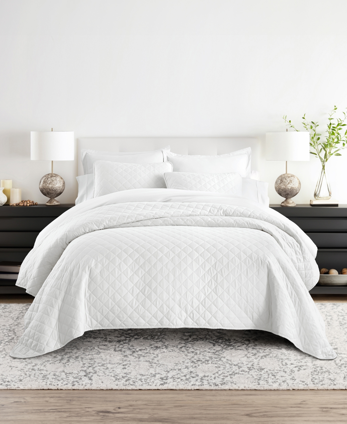 Click here for ienjoy Home Diamond Stitch 3-Pc. Lightweight Quilt... prices