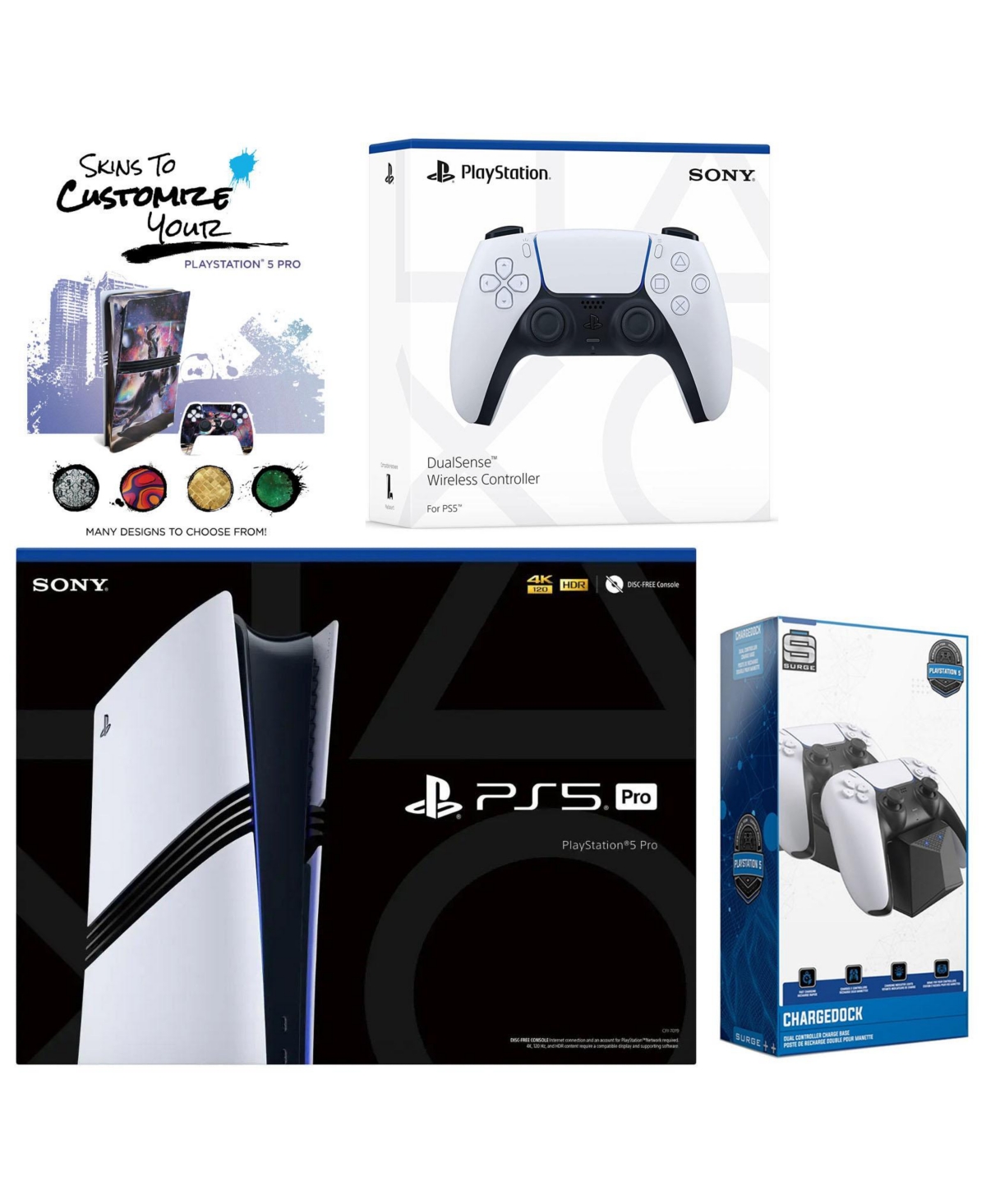Click here for Sony PlayStation 5 Pro with Extra Controller  Dual... prices
