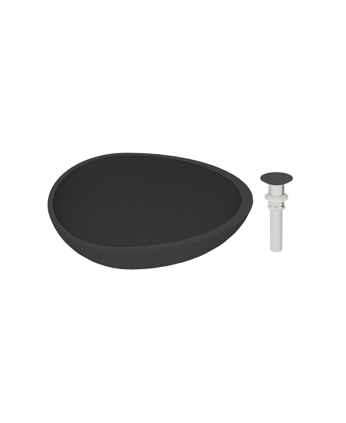 Click here for 21x15 Inch Egg-Shaped Bathroom Cement Art Basin wi... prices