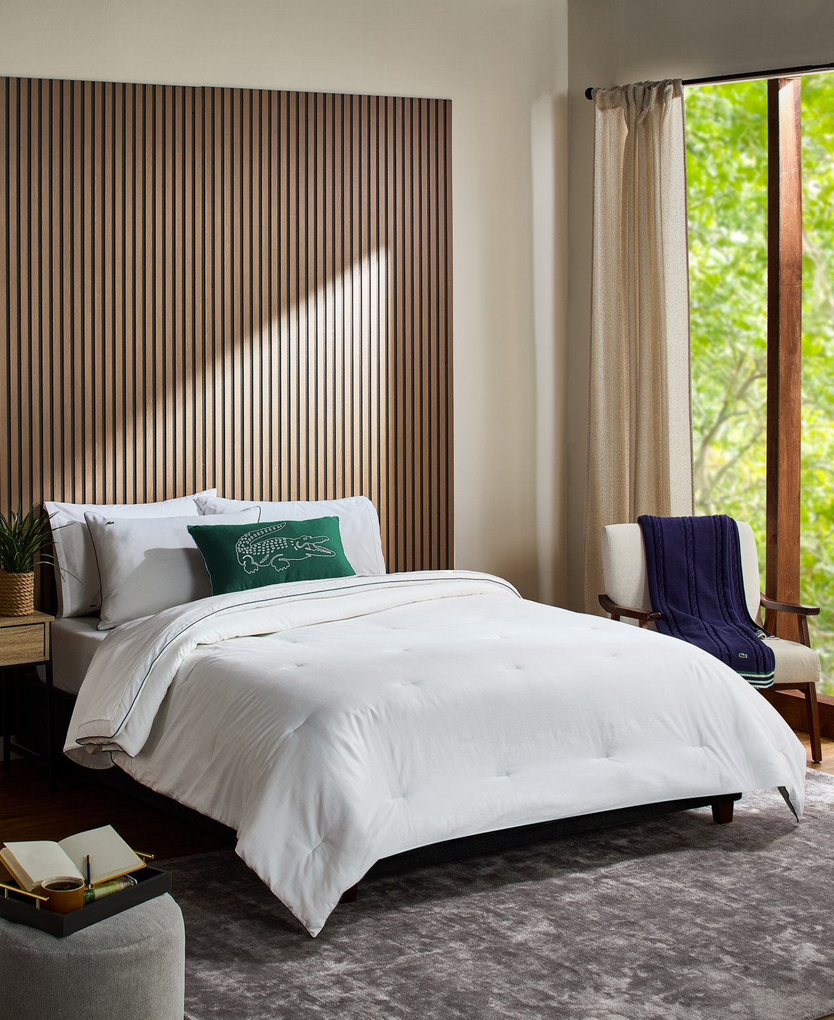 Click here for Lacoste Tiebreak Solid 3-Pc. Comforter Set  Full/Q... prices