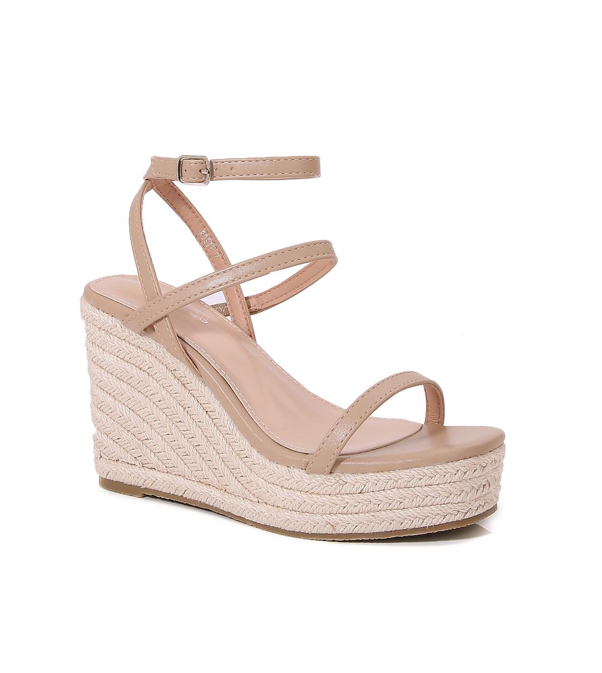 Click here for Rosie Espadrille Wedge Sandal - Beige prices