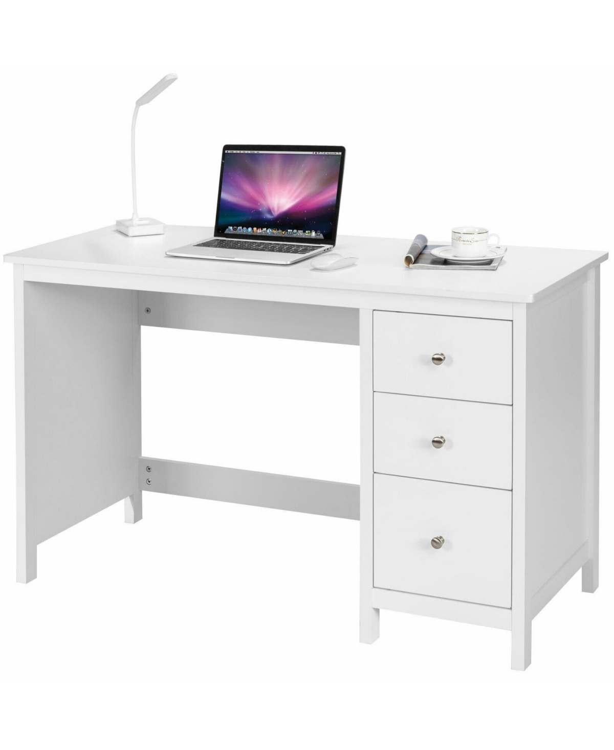Click here for 3-Drawer Home Office Study Computer Desk with Spac... prices