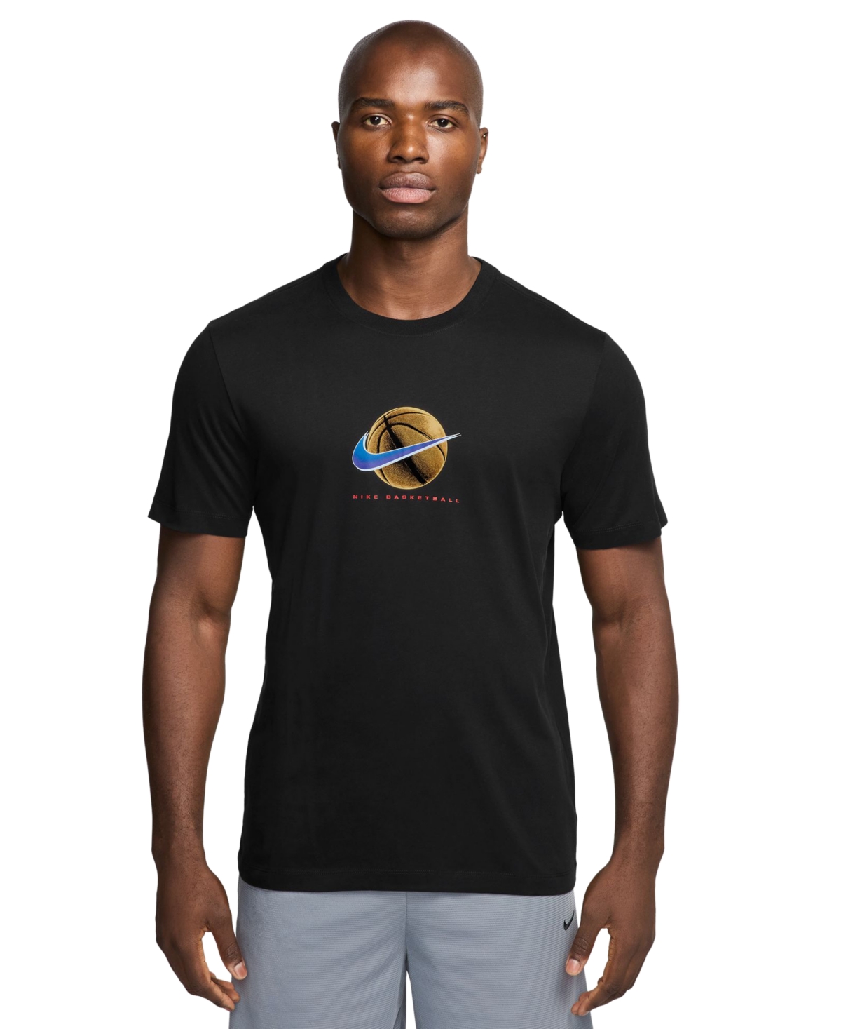 Click here for Nike Mens Dri-fit Logo Basketball T-Shirt - Black prices