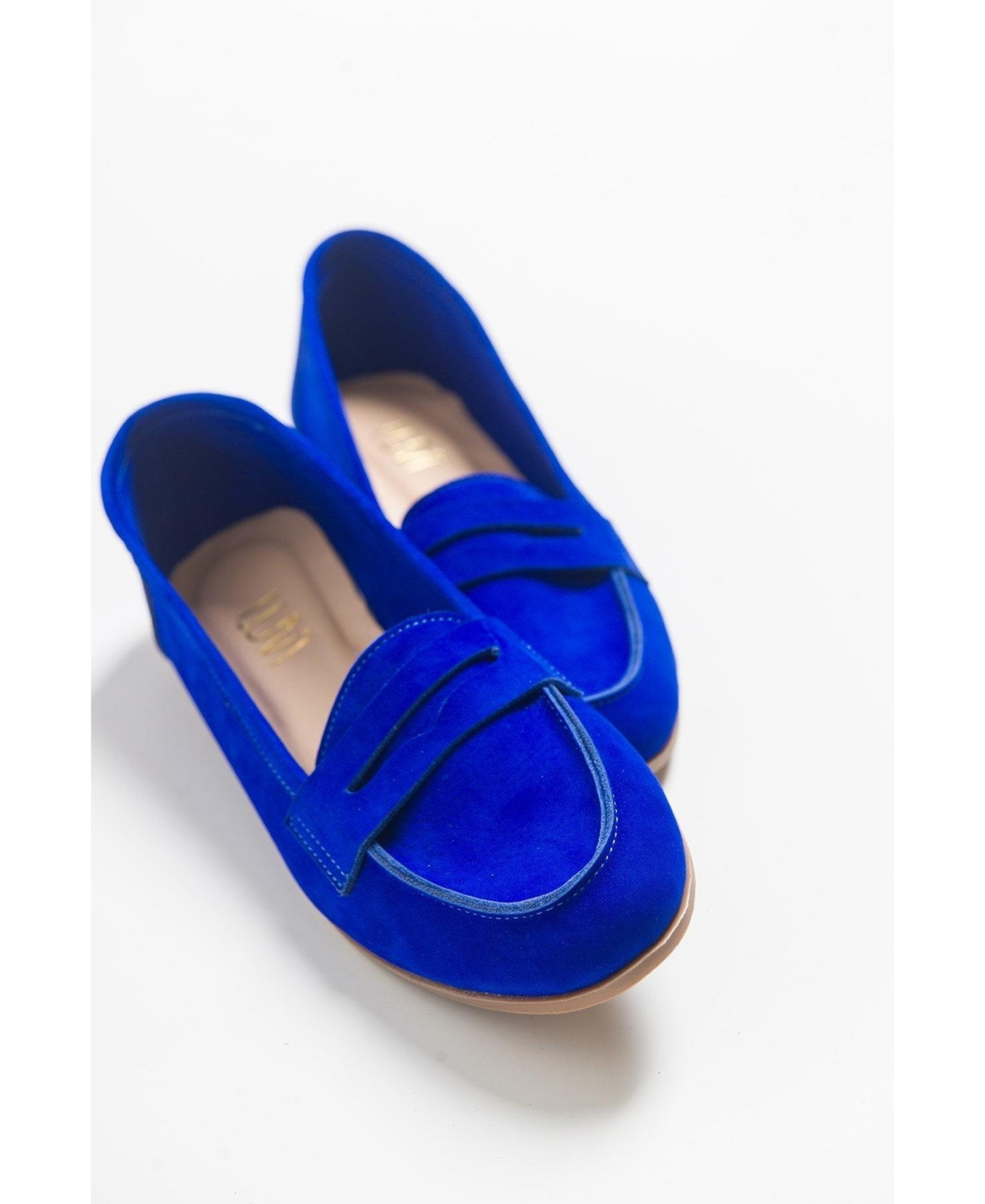 Click here for Dorothy Leather Loafer - Dark blue suede leather prices