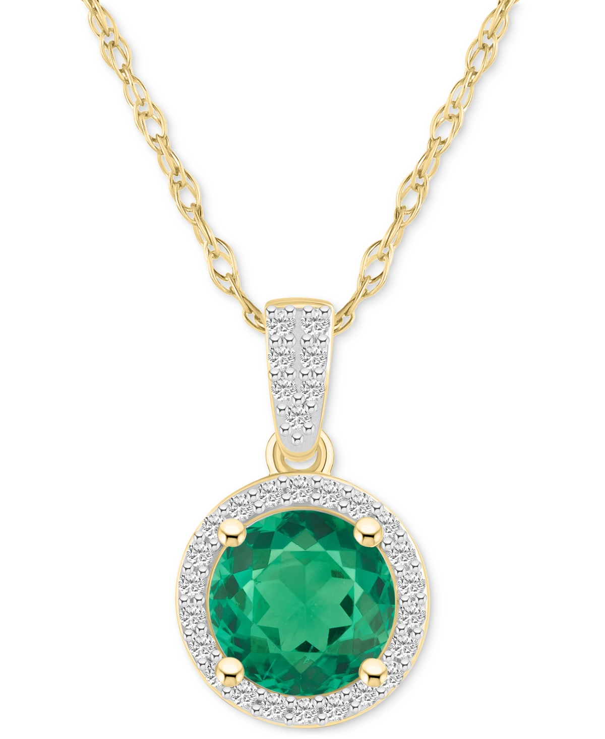 Click here for Lab-Created Emerald (1-1/4 ct. t.w.) & Lab-Created... prices