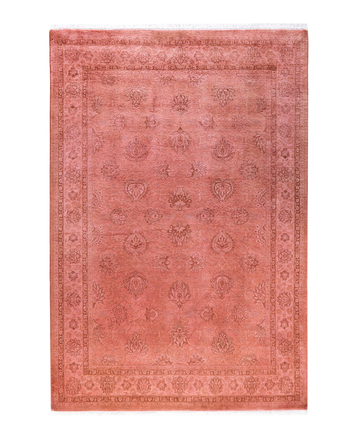 Adorn Hand Woven Rugs Fine Vibrance M1585 47x69 Area Rug - Pink