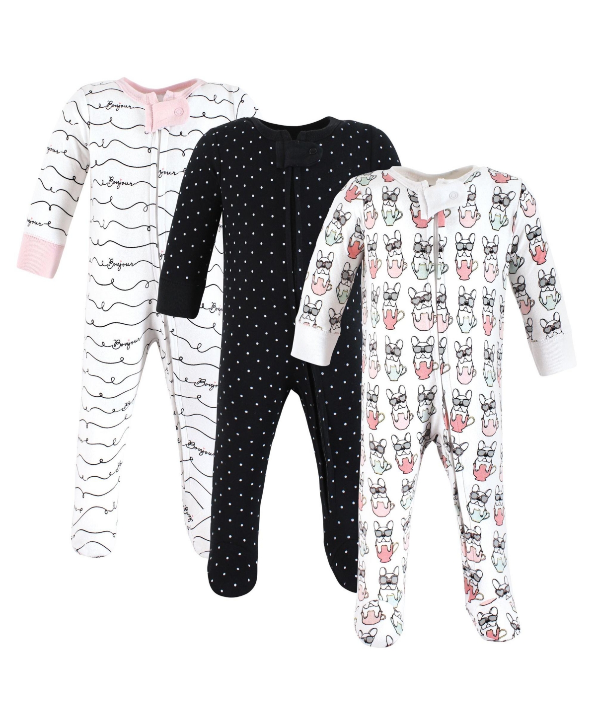 Click here for Hudson Baby Baby Girls Hudson Cotton Preemie Sleep... prices