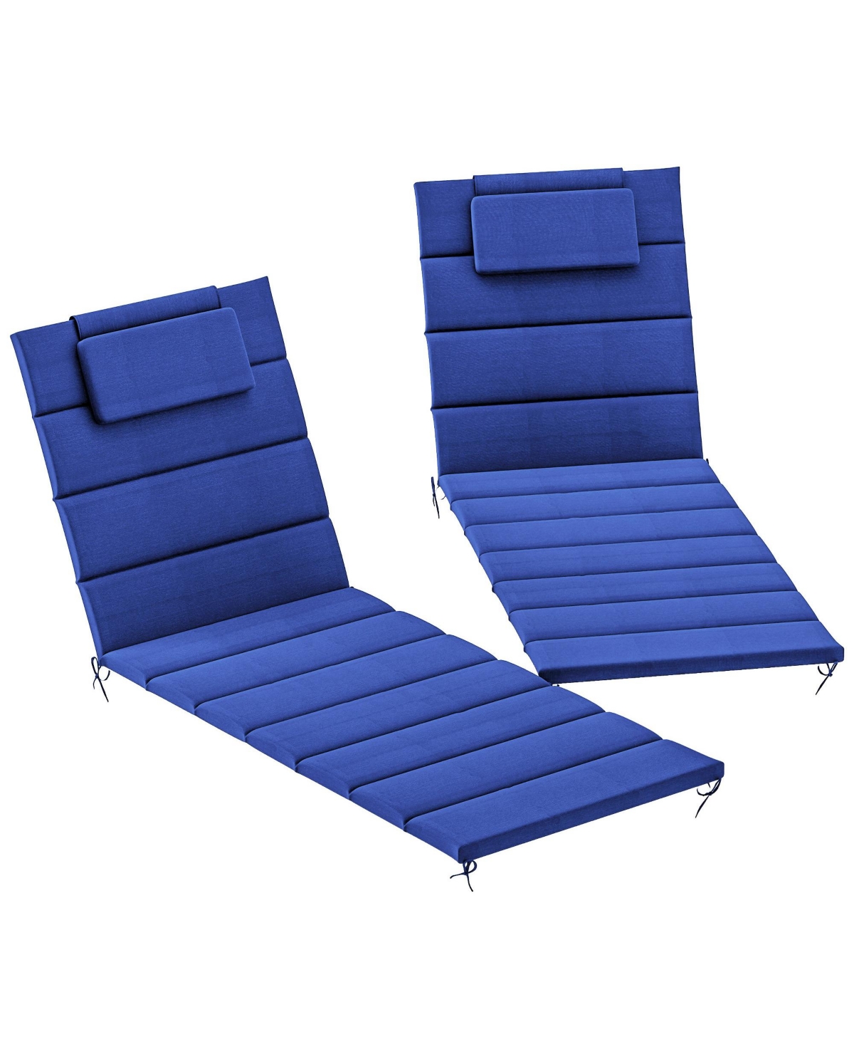 Click here for Outsunny 2pcs Olefin Chaise Lounge Chair Cushion... prices