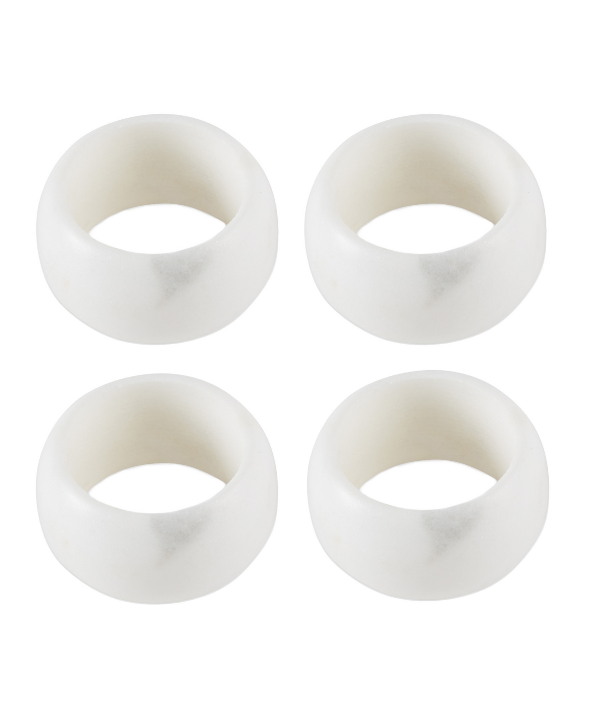 Click here for Design Imports MarbleÂ Napkin Ring  Set of 4 - Whi... prices