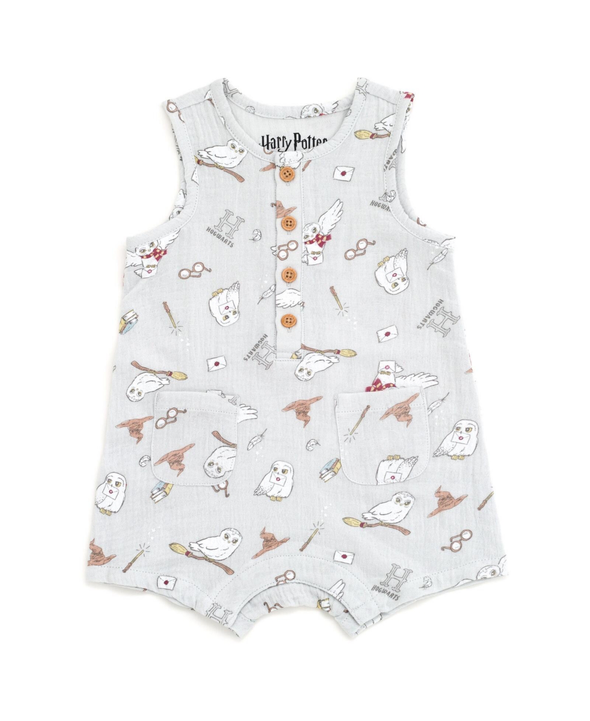Click here for Harry Potter Baby Boys Hedwig Henley Sleeveless Ro... prices