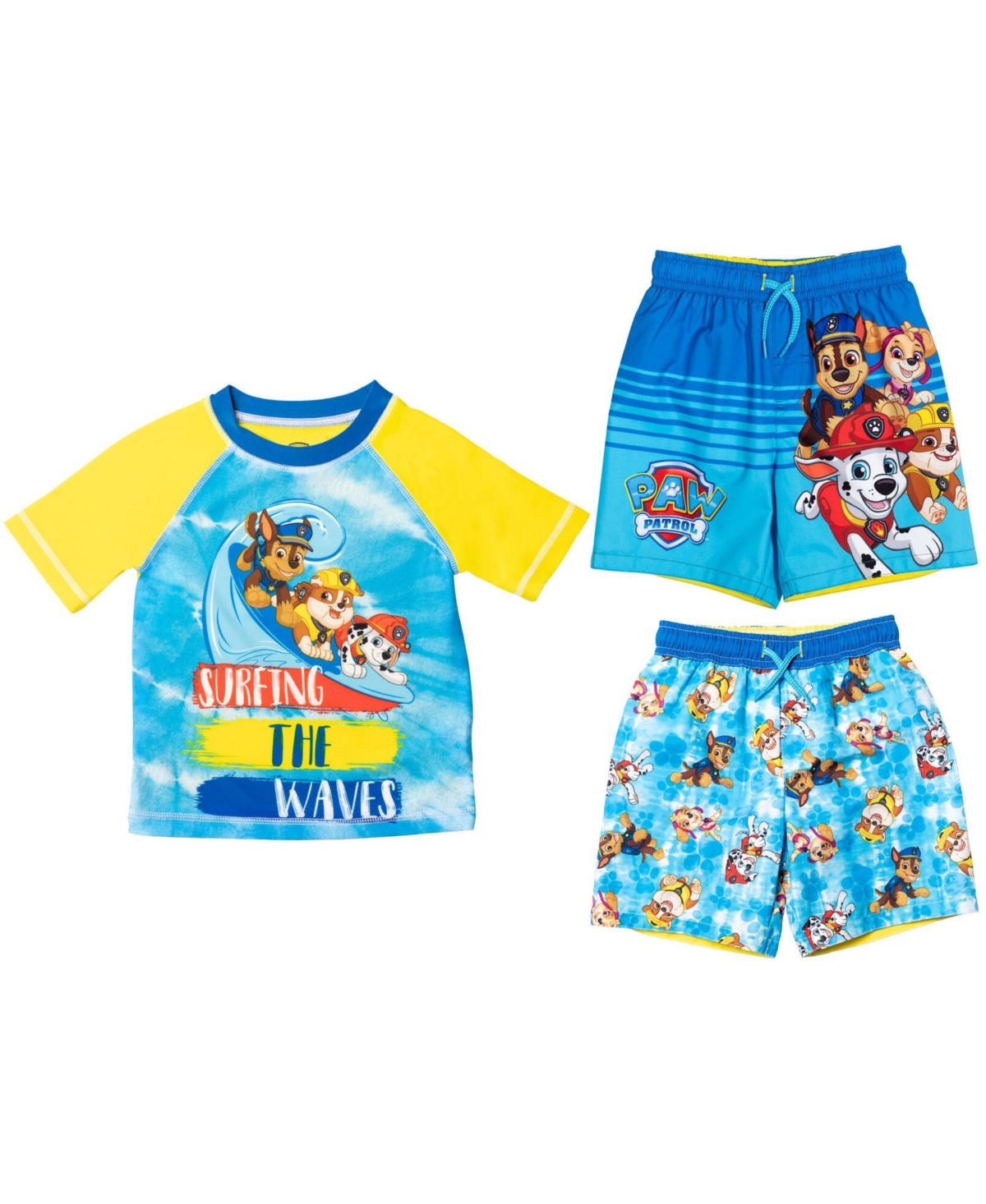 Click here for Paw Patrol Little Boys Pullover Rash Guard and Swi... prices