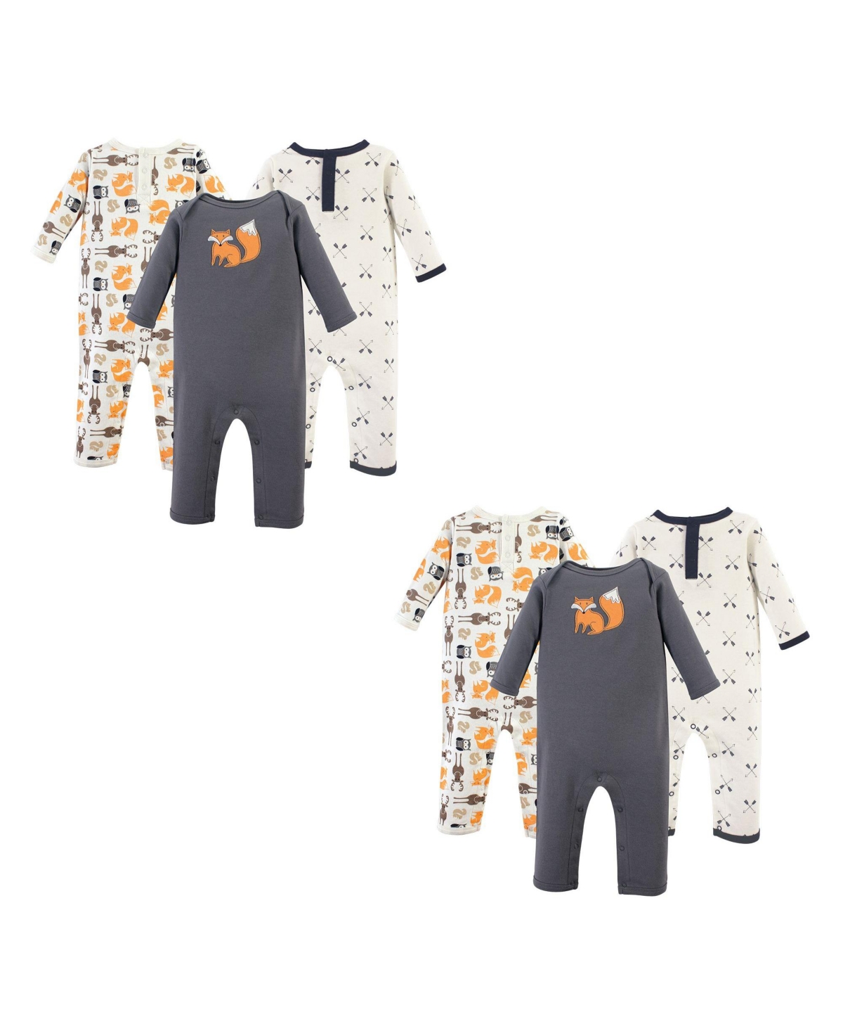 Click here for Hudson Baby Baby Boys Hudson 3pk Cotton Coveralls... prices