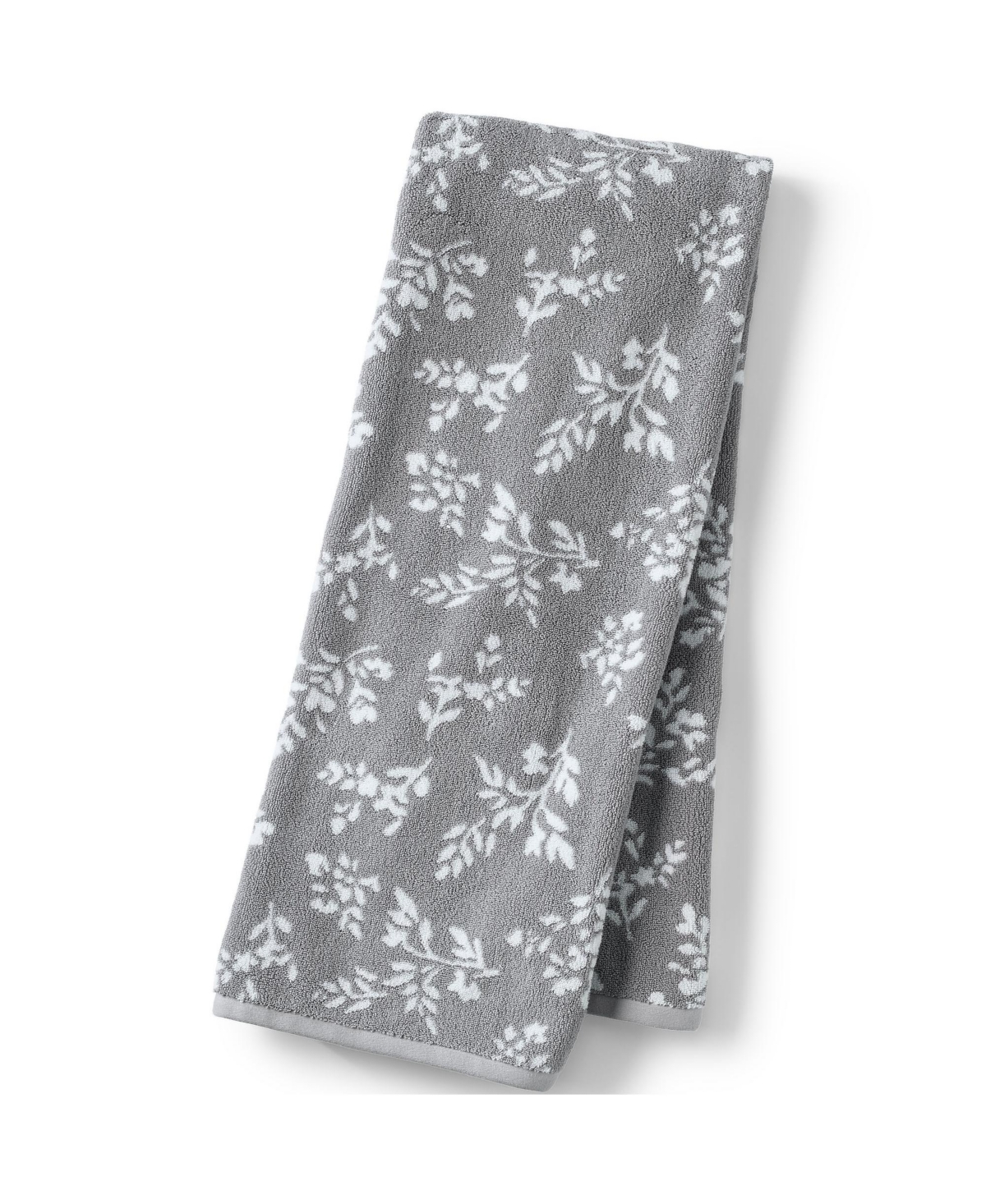 Click here for Lands End Cotton Jacquard Bath Towel - Ultimate gr... prices