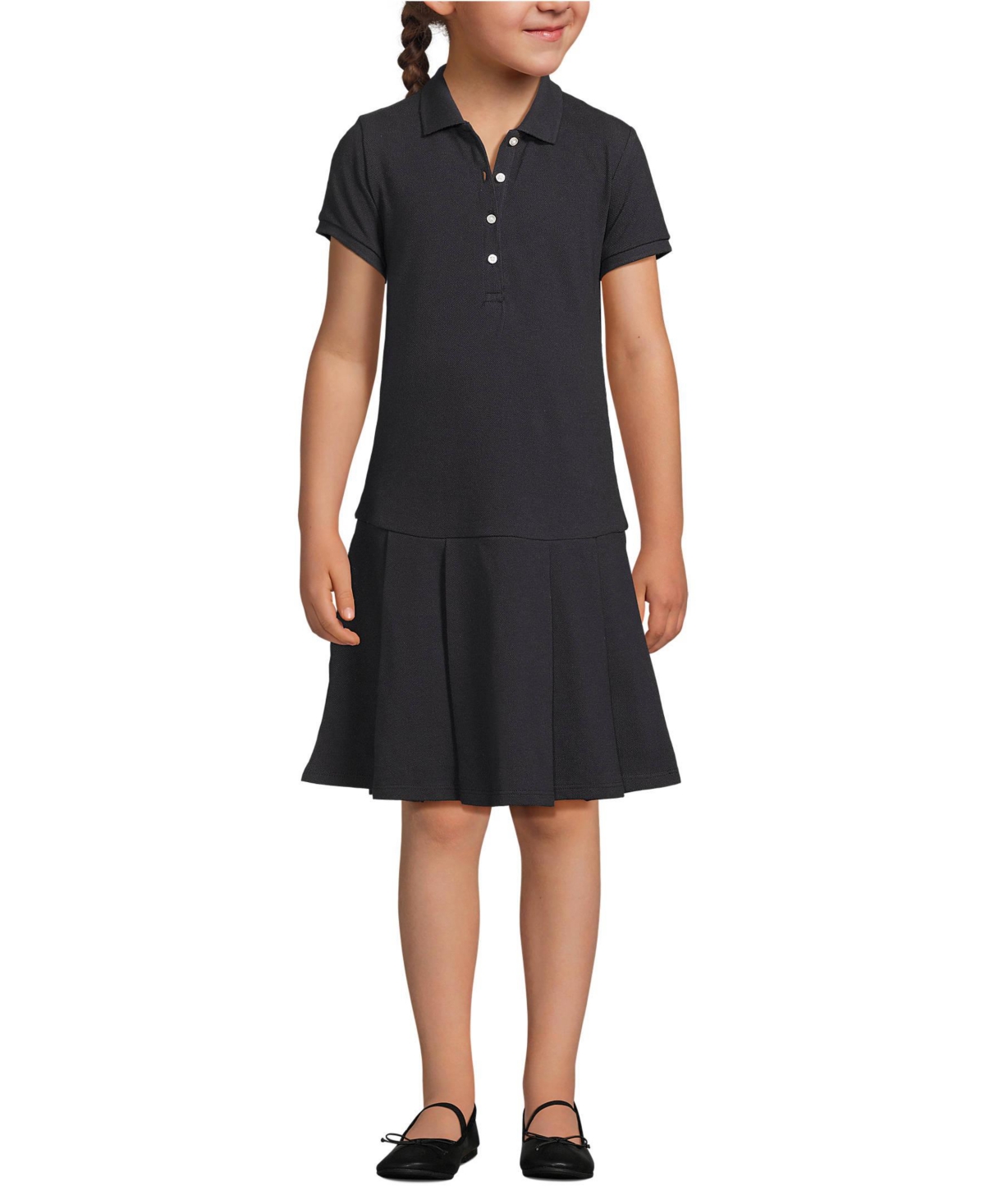 Click here for Lands End Little Girls Short Sleeve Mesh Pleated P... prices