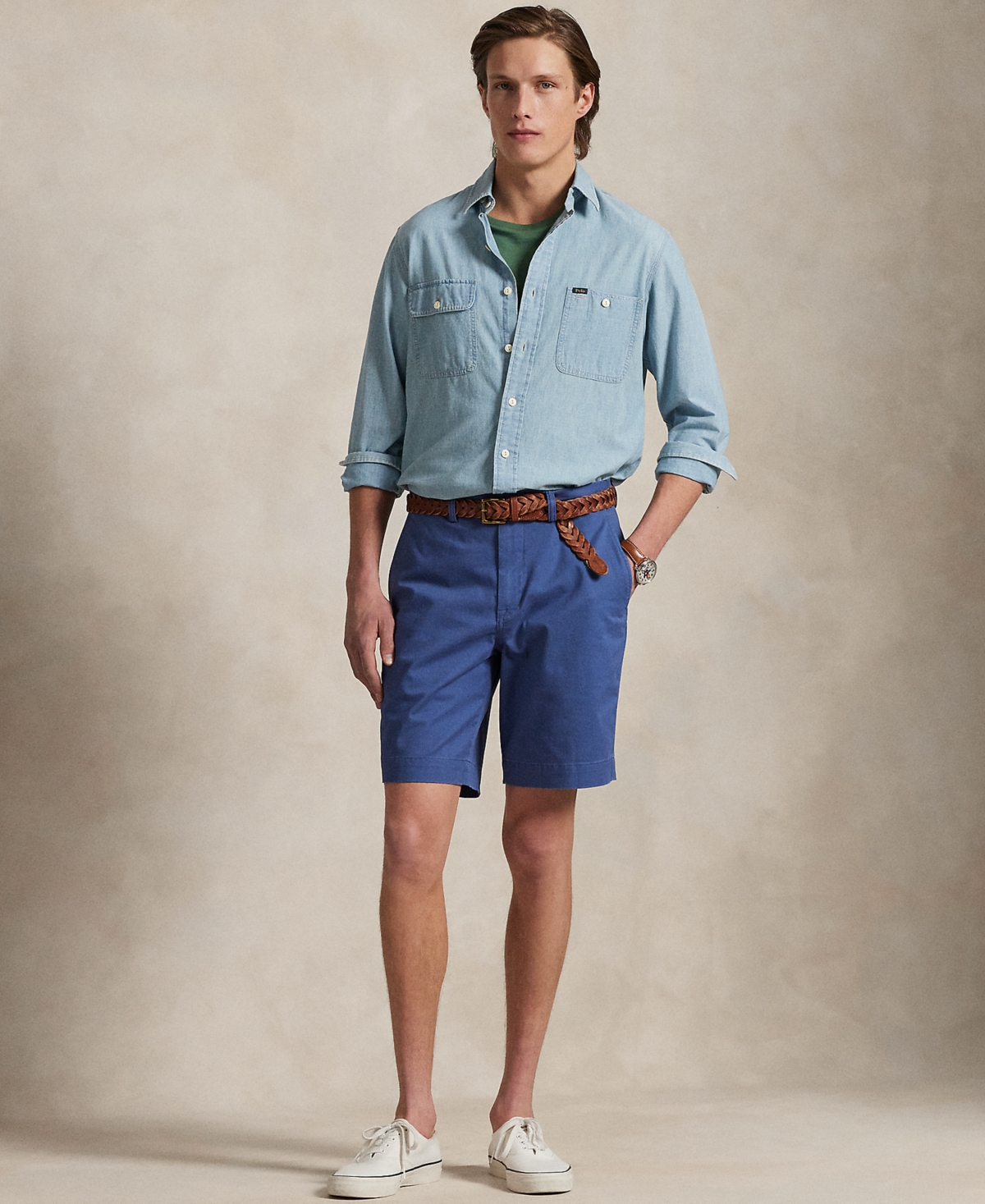 Click here for Polo Ralph Lauren 9-Inch Stretch Classic Fit Chino... prices