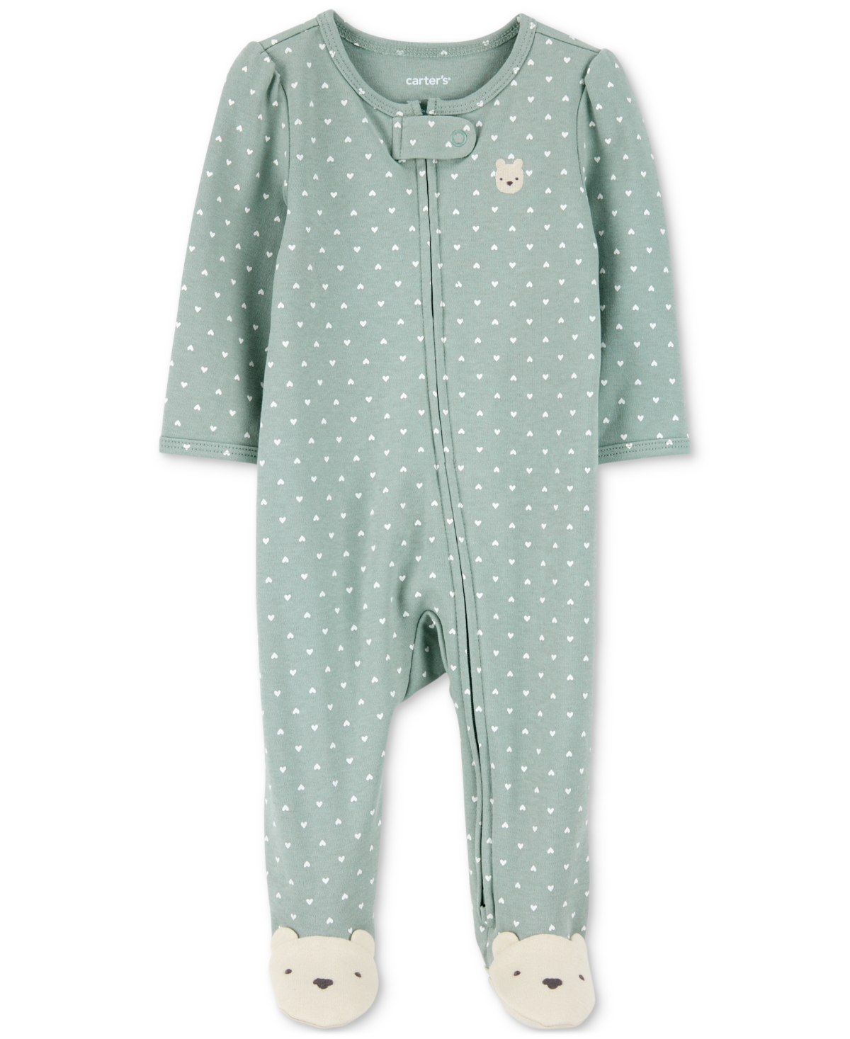 Click here for Carters Baby Girls Cotton Bear Sleep & Play Pajama... prices