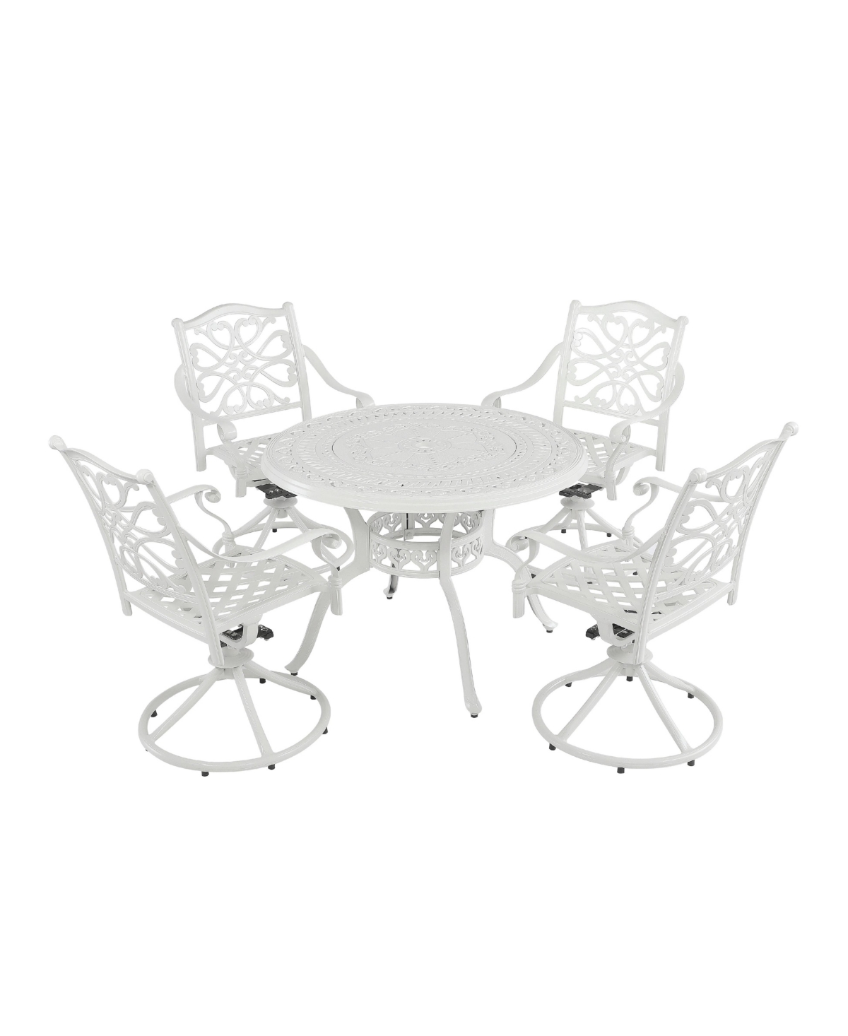 Click here for 5-Piece Cast Aluminum Outdoor Conversation Set Out... prices