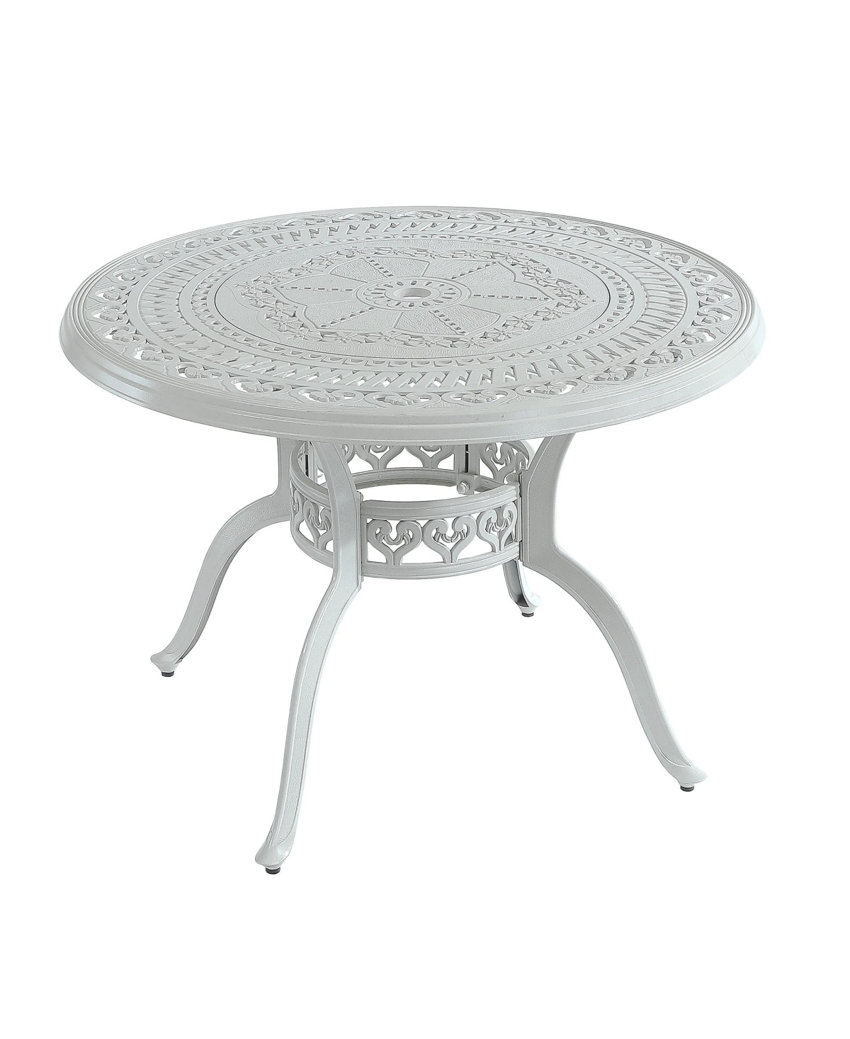 Click here for 40 Inches Outdoor Dining Table with Umbrella Hole... prices