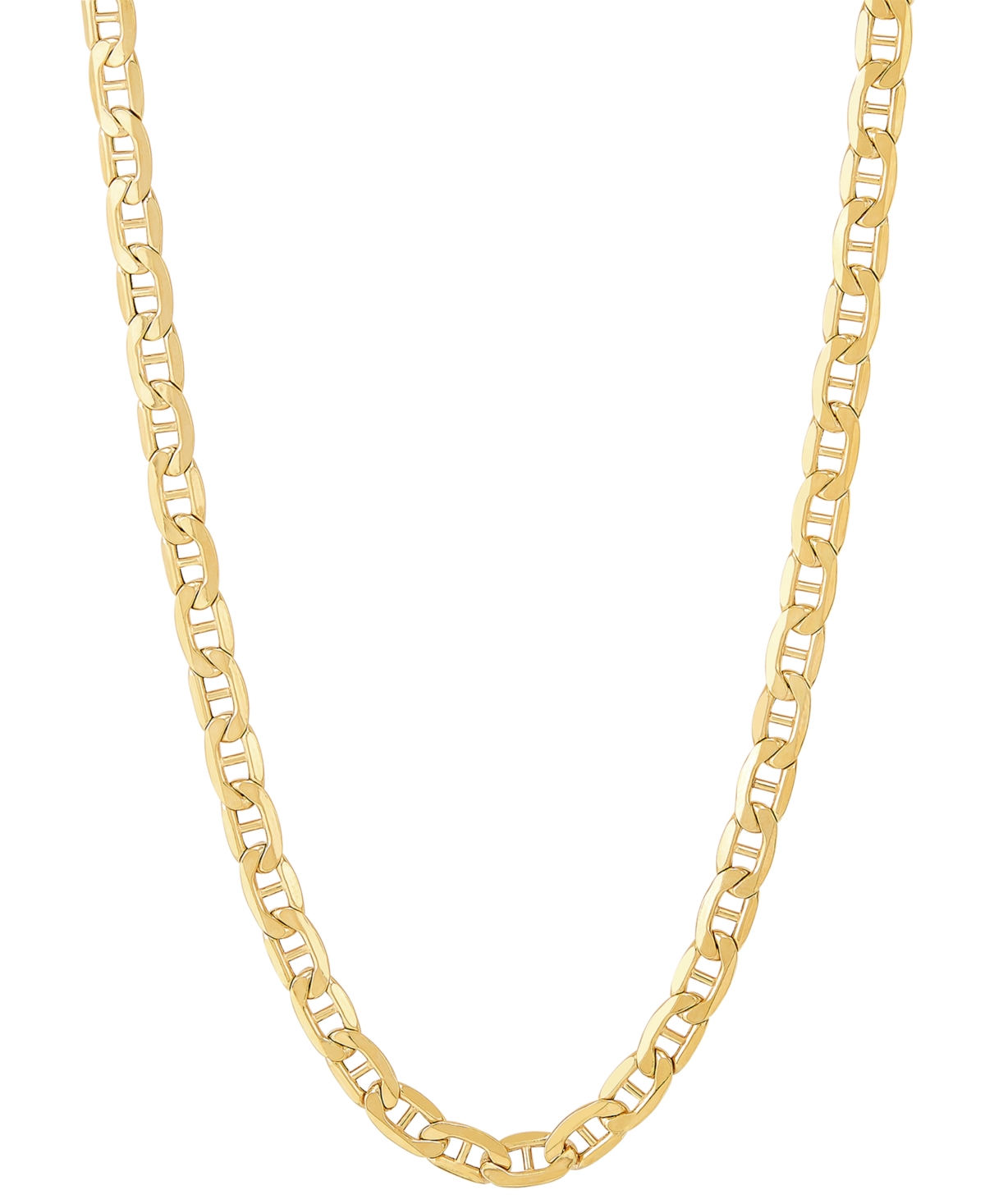 Click here for Lightweight Polished Mariner Link 24 Chain Necklac... prices