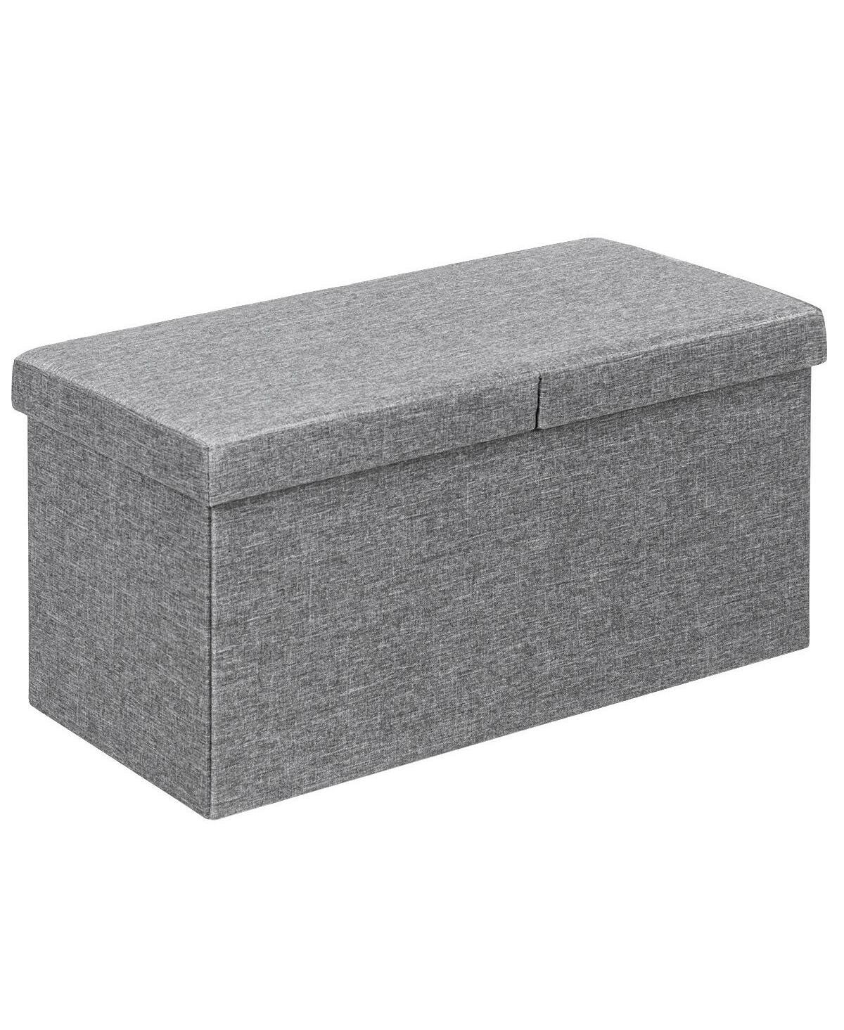 Click here for 30 Inch Folding Storage Ottoman with Lift Top - Si... prices