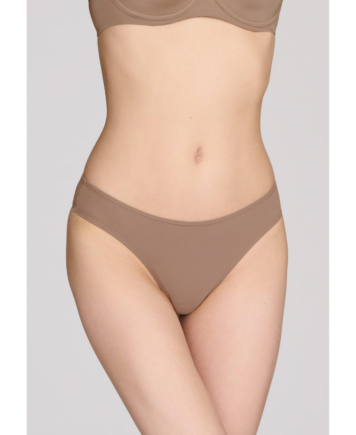 Click here for Cuup Womens The Thong- Cotton - Taupe prices
