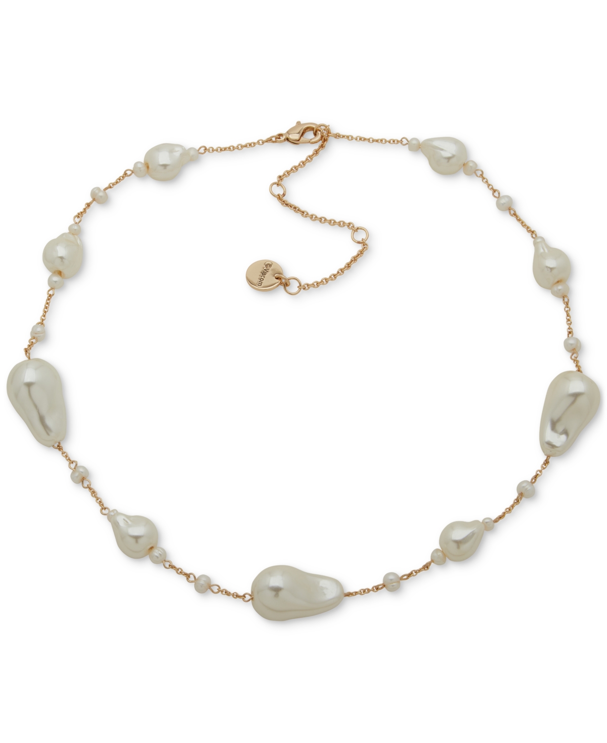 Click here for Emily in Paris Gold-Tone Imitation Pearl Collar Ne... prices