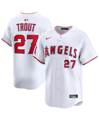 Nike Men's Mike Trout White Los Angeles Angels Home Limited Player ...