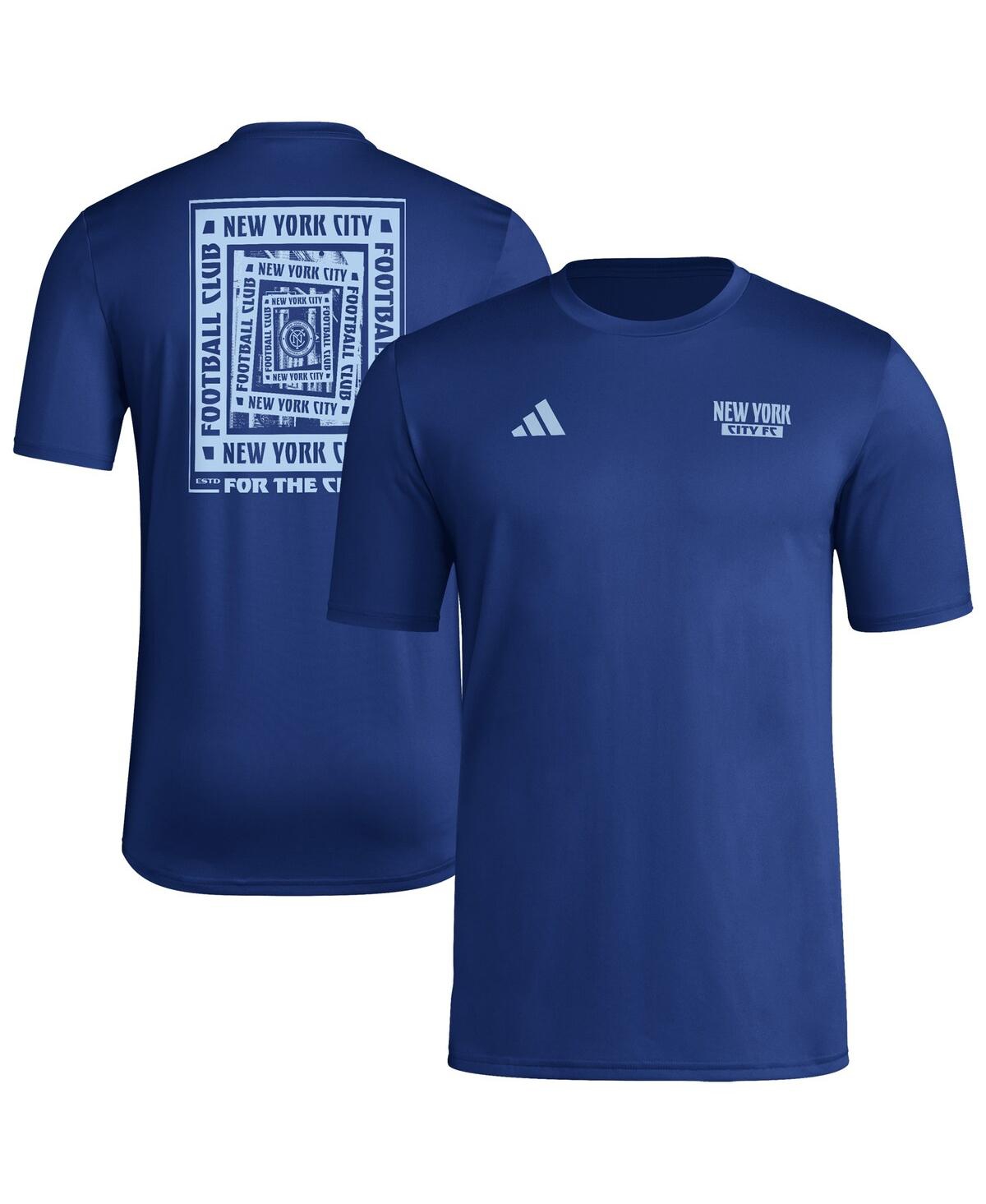 Click here for Adidas Mens Navy New York City Fc Local Wrap T-Shi... prices