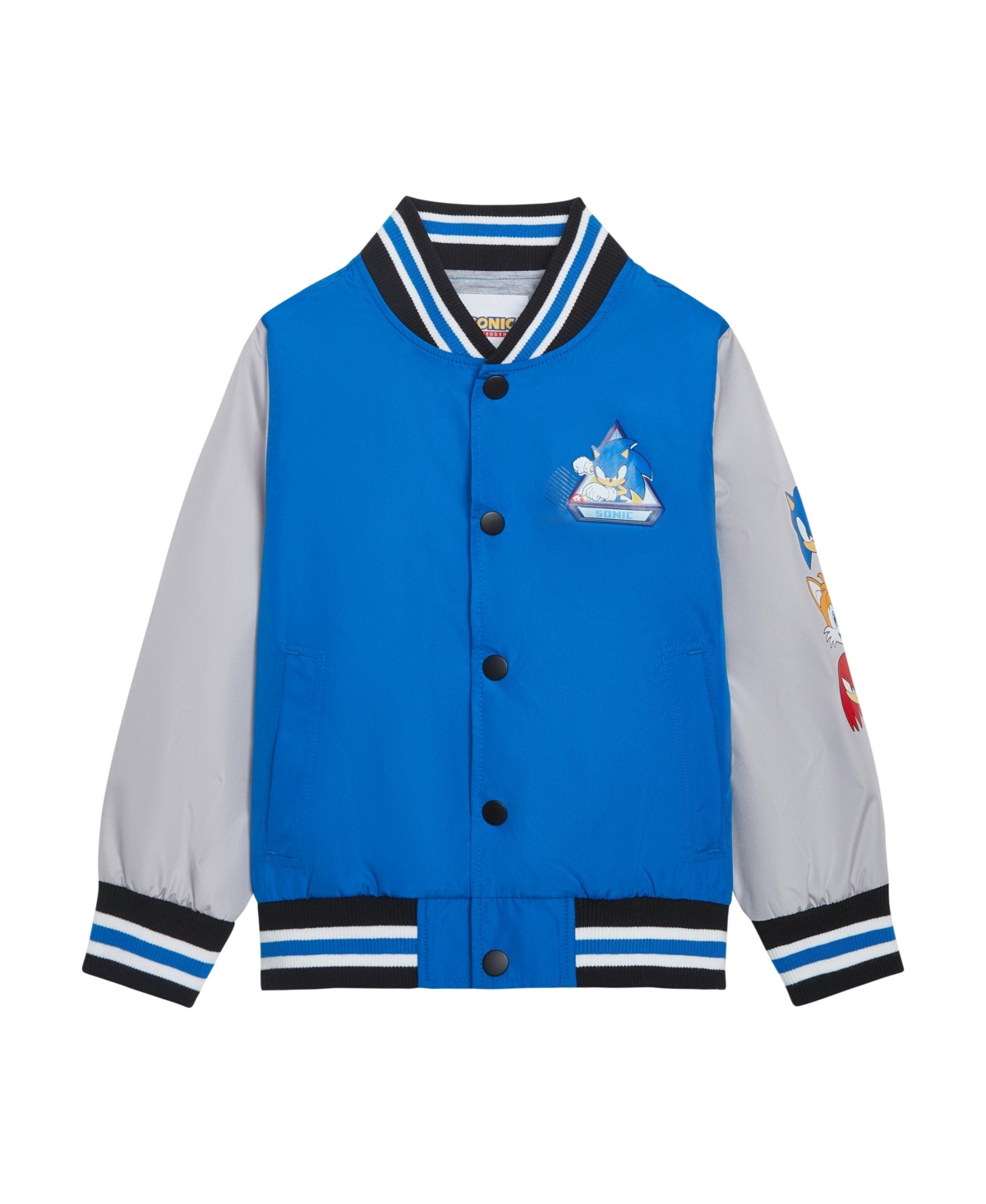 Click here for Sega Sonic the Hedgehog Toddler Boys Varsity Jacke... prices