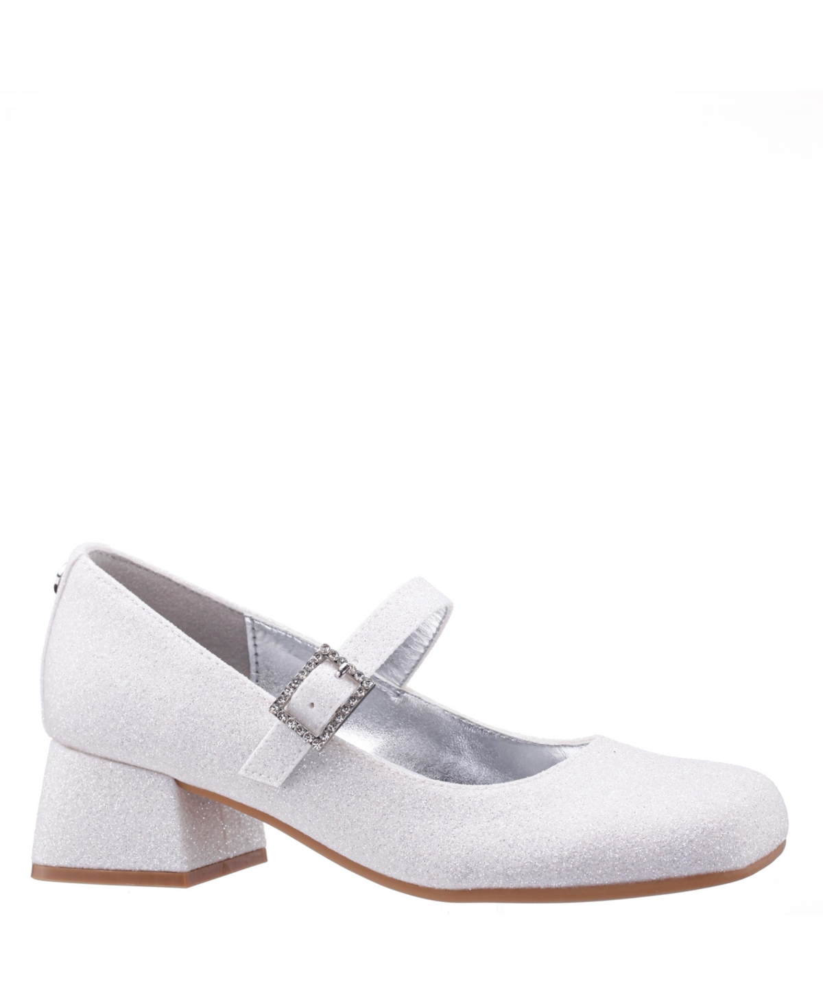 Click here for Nina Big Girls Mila Heel Mary Jane Pumps - White g... prices