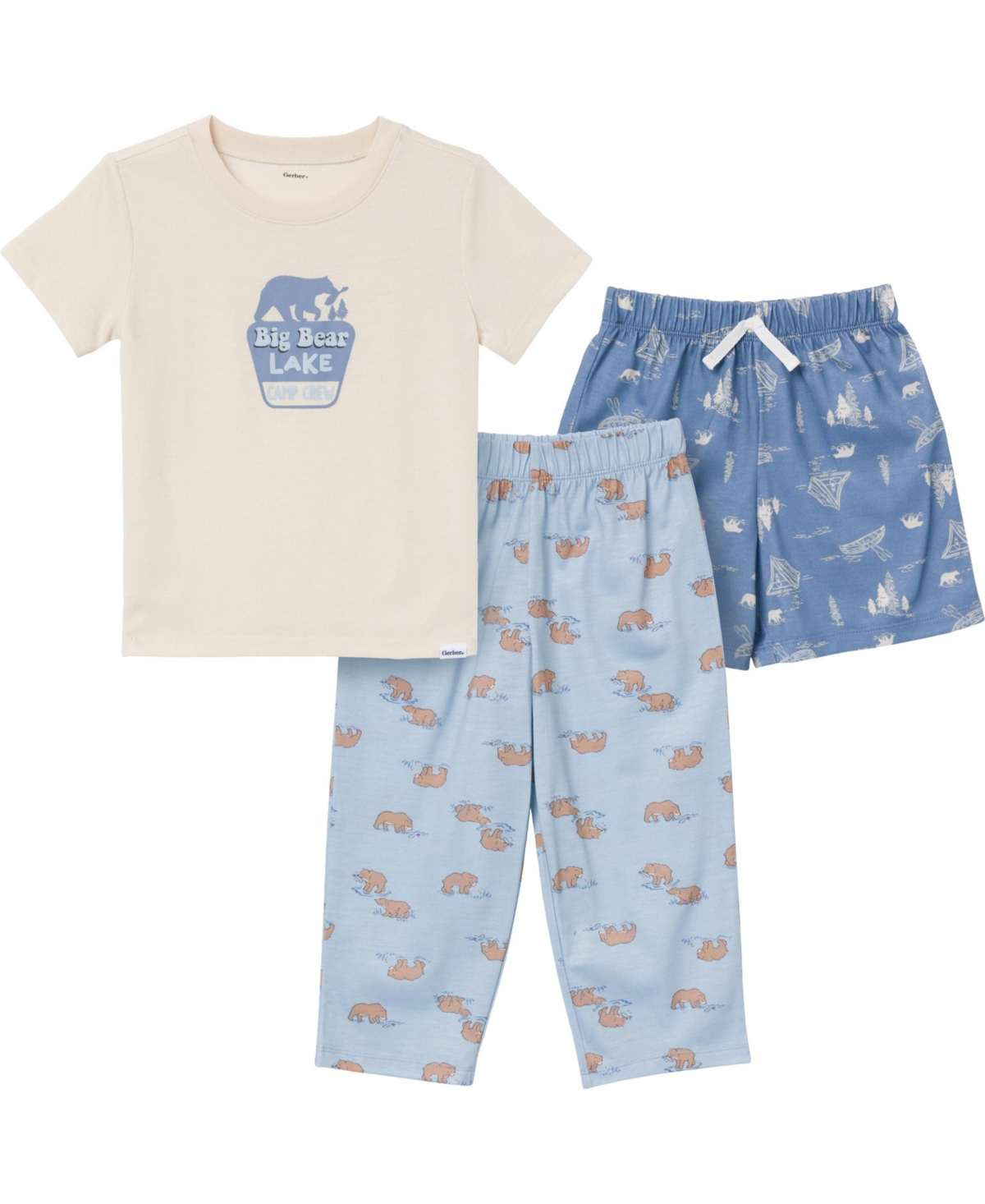 Click here for Gerber Toddler Boys 3-Piece T-Shirt  Shorts & Pant... prices