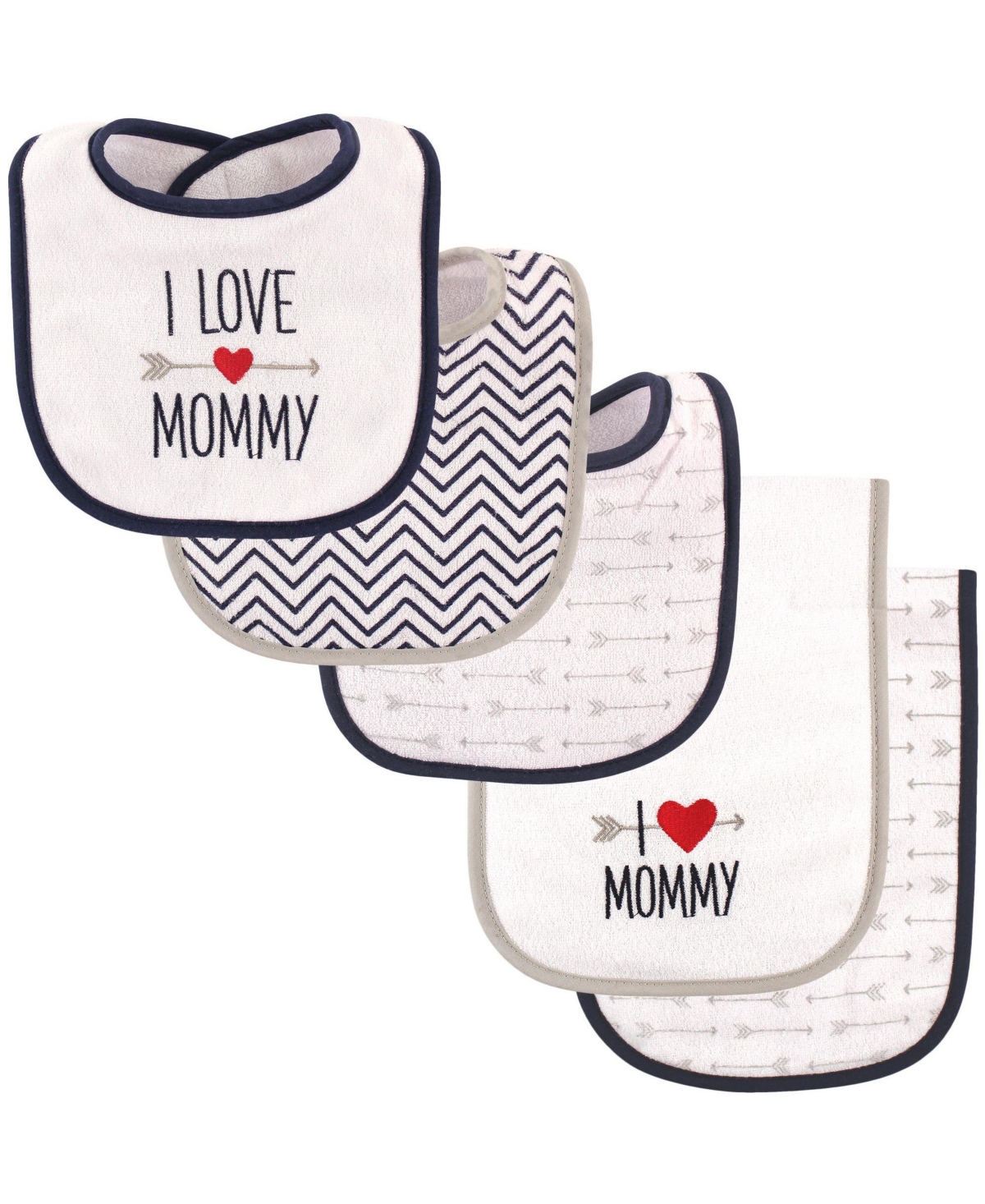 Click here for Luvable Friends Baby Boy Bib and Burp Cloth Set 5p... prices