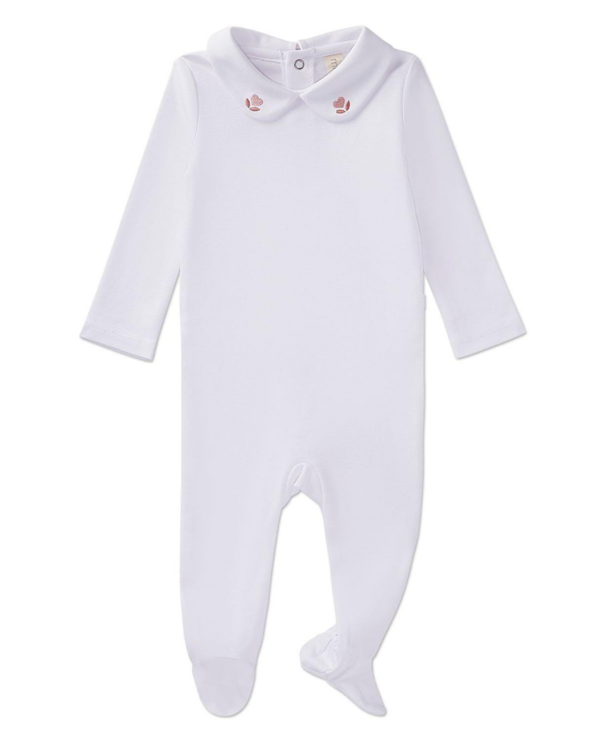 Click here for Baby and Toddler Girls Footie with Heart-Embroider... prices