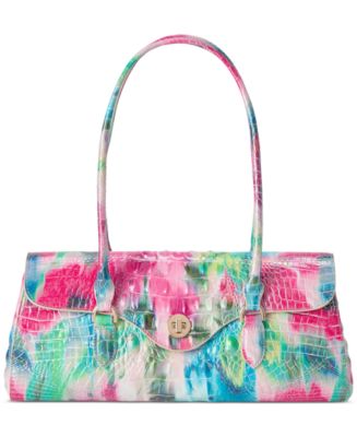 Brahmin Dayan Impression Melbourne Medium Leather Satchel - Macy's