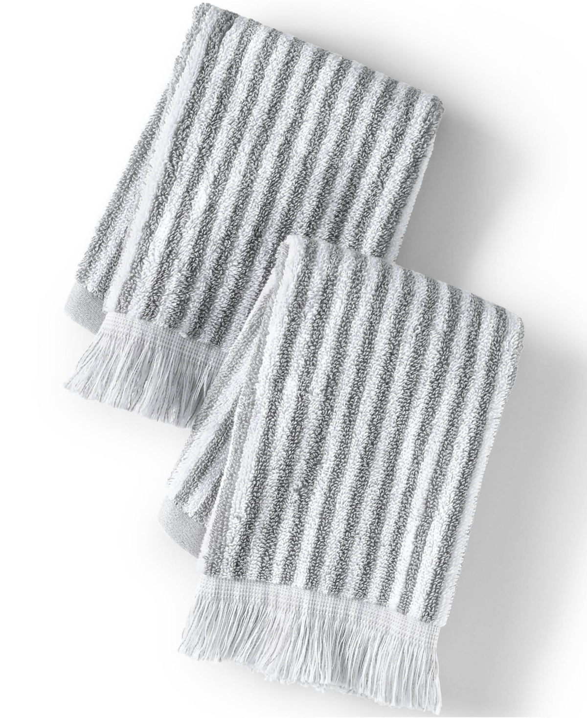 Click here for Lands End Cotton Yarn-dyed Stripe 2-Piece Washclot... prices
