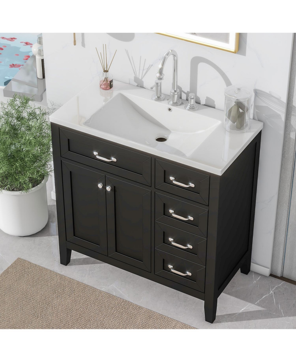 Click here for Streamdale 36" Bathroom Vanity with Sink Comb... prices
