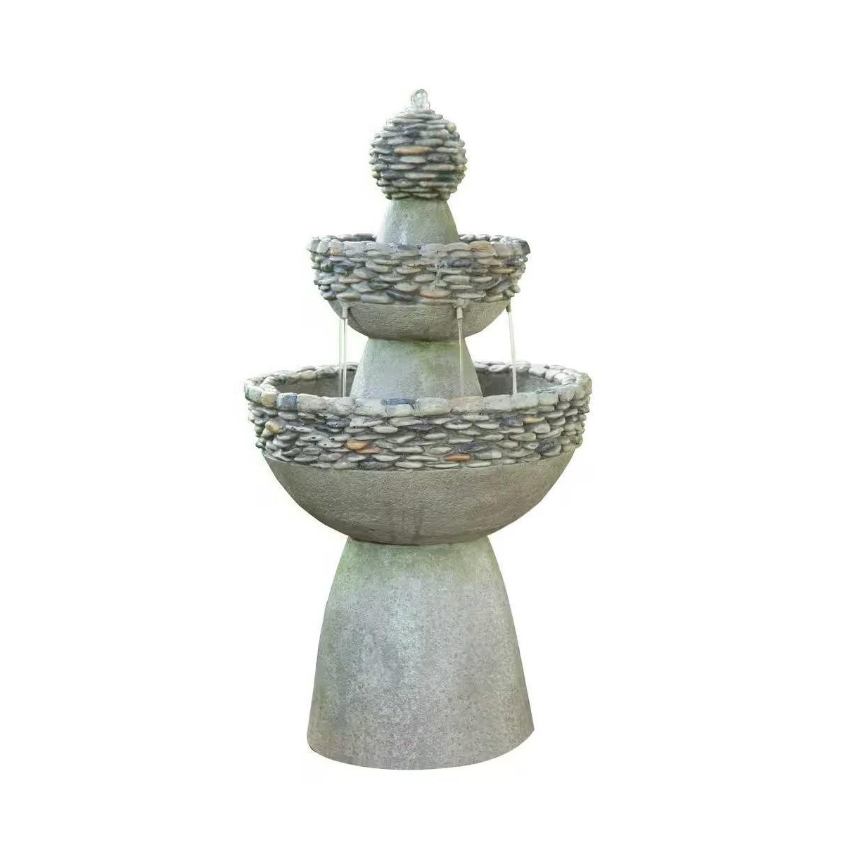 Click here for Outdoor Garden Patio 3-Tier Water Fountain with Pu... prices