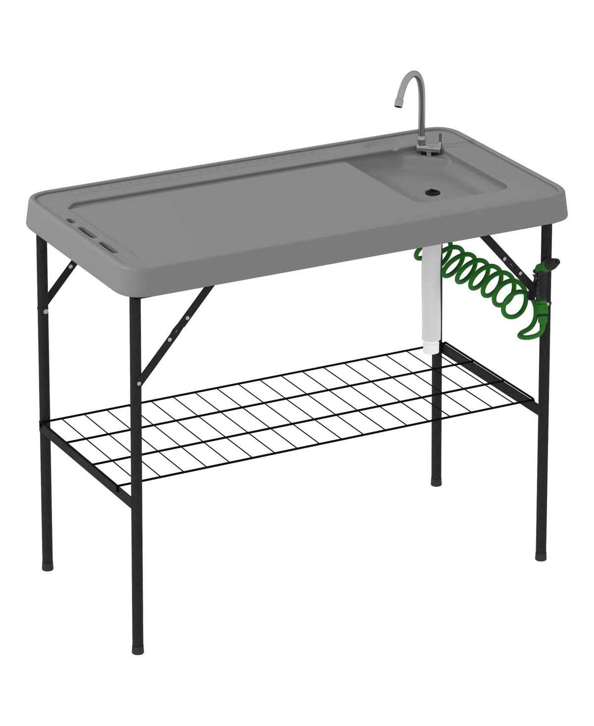 Click here for Outsunny Folding Fish Cleaning Table with Sink  Fa... prices
