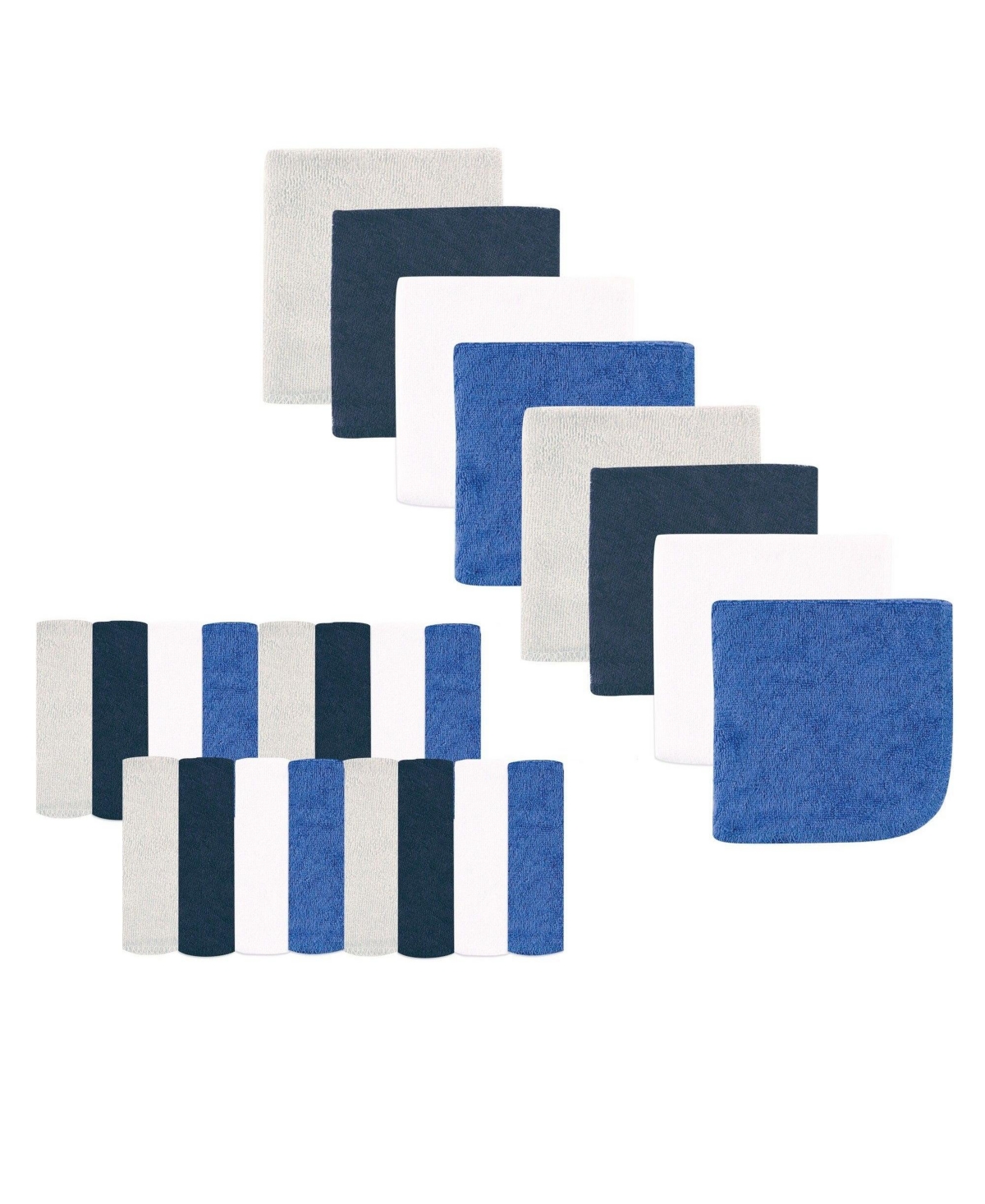 Click here for Luvable Friends Boys Luxurious Soft Washcloth Mult... prices