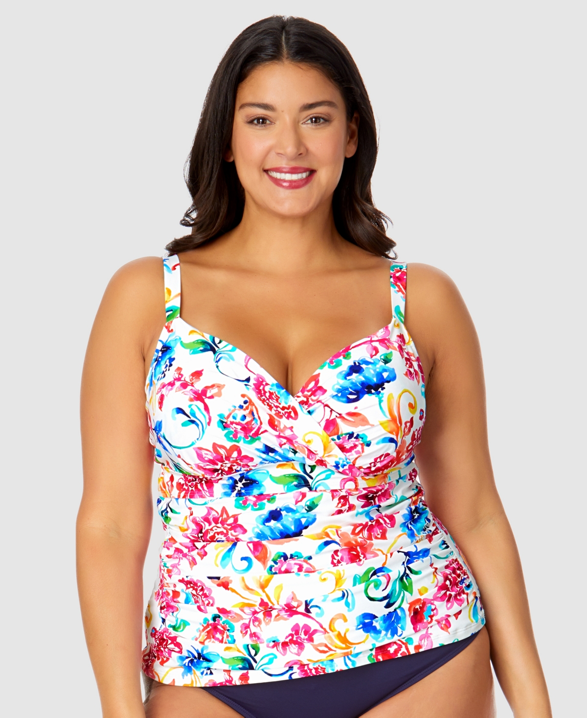 Click here for Anne Cole Plus Size Watercolor Paisley Underwire S... prices