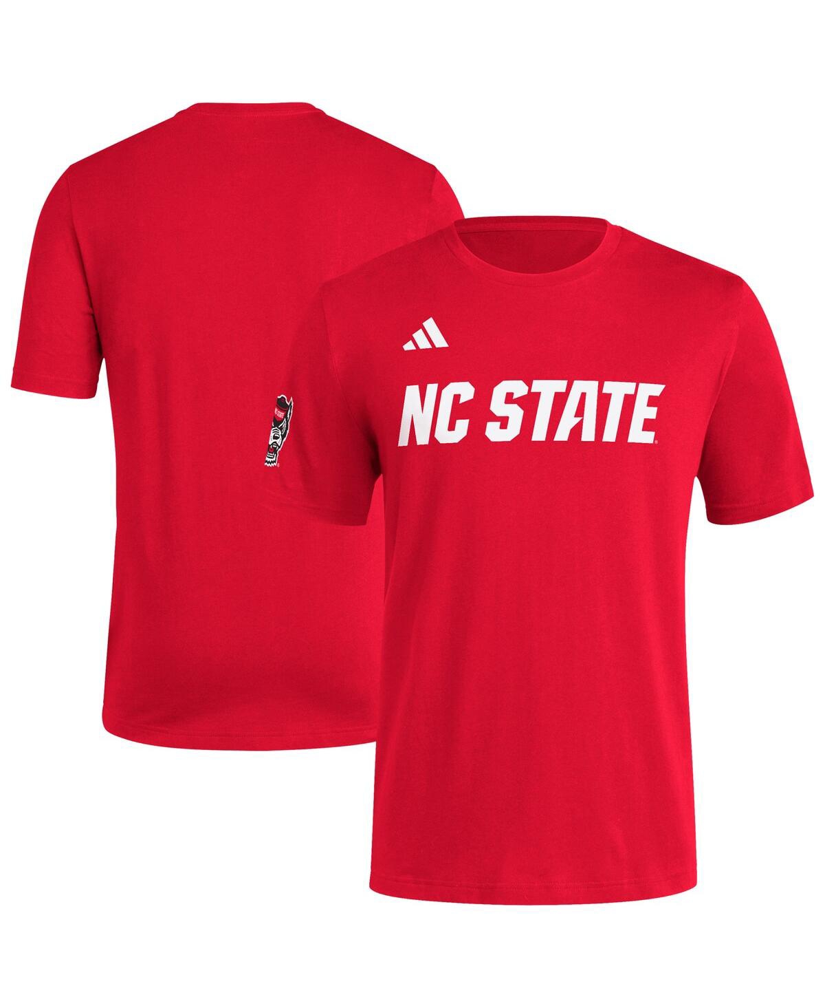 Click here for Adidas Mens Red Nc State Wolfpack Fresh Wordmark T... prices