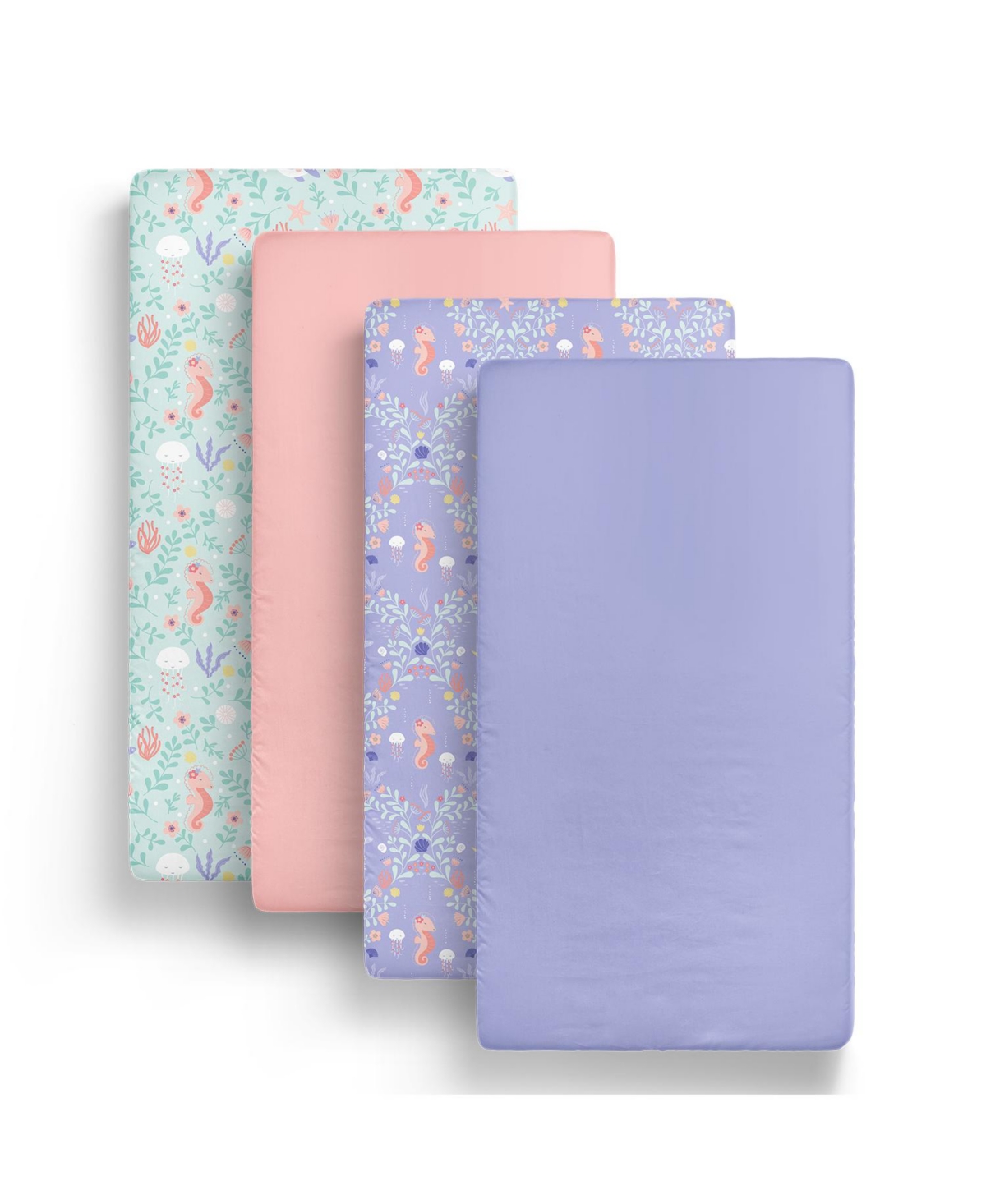 Click here for The Peanutshell Ocean Girl Microfiber 4 Pack Crib... prices