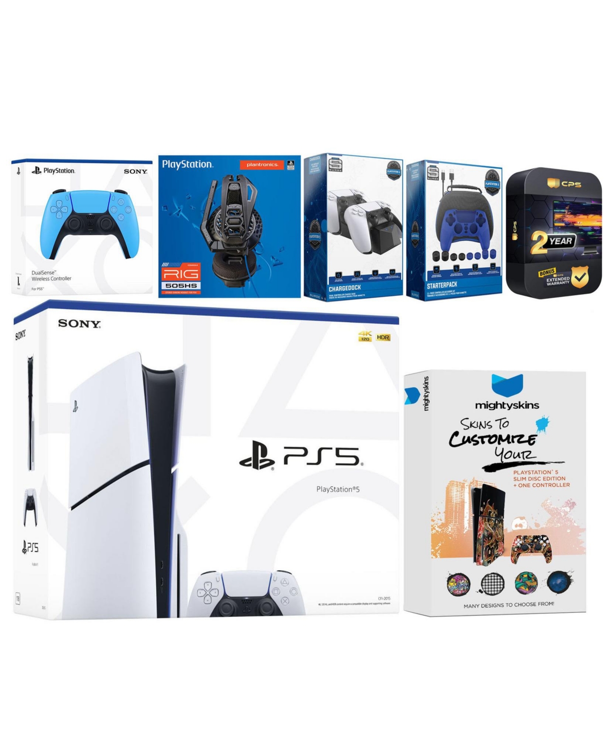 Click here for Sony Playstation 5 Slim Disc with Extra - Starligh... prices