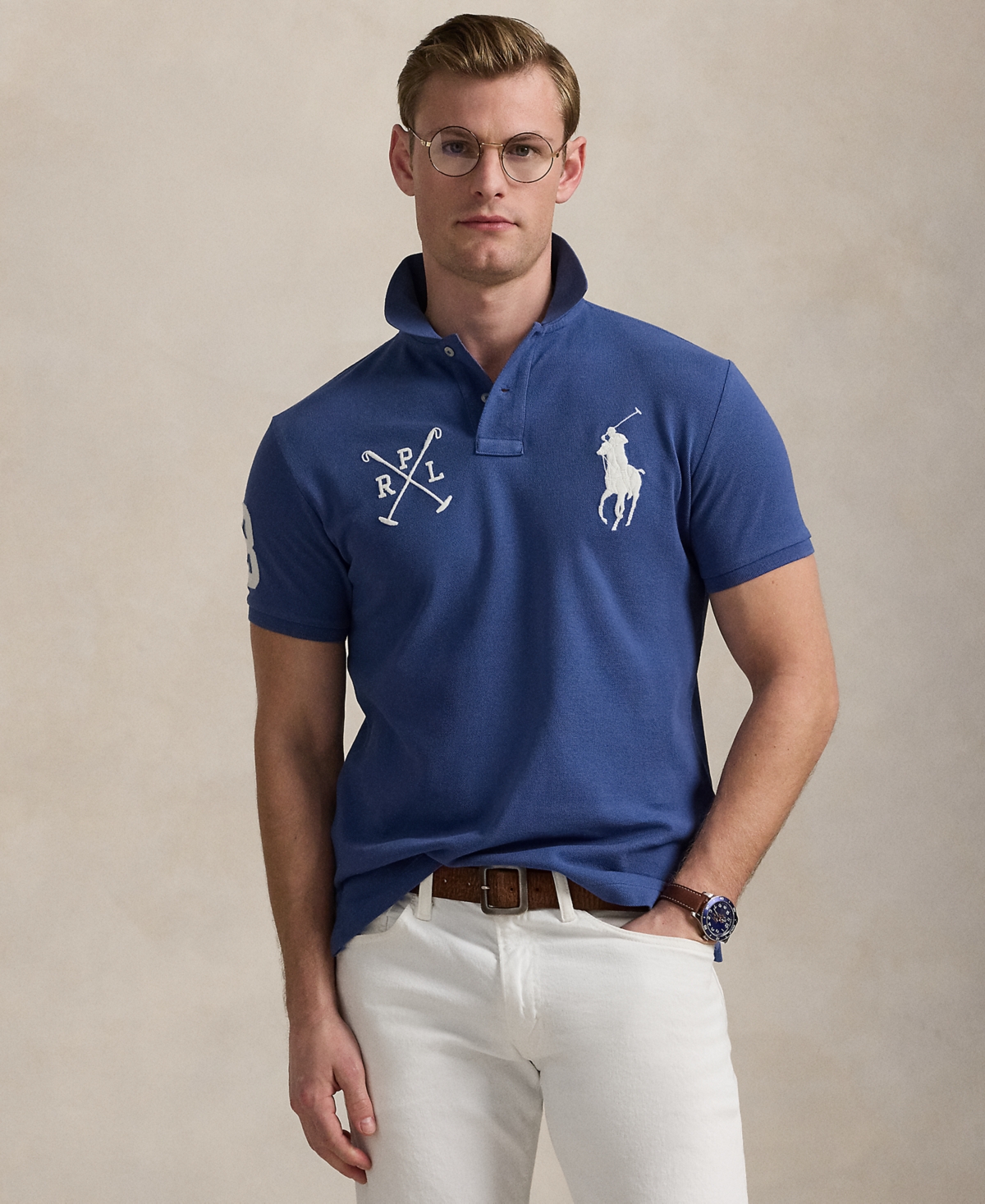 Click here for Polo Ralph Lauren Mens Custom Slim Fit Big Pony Me... prices