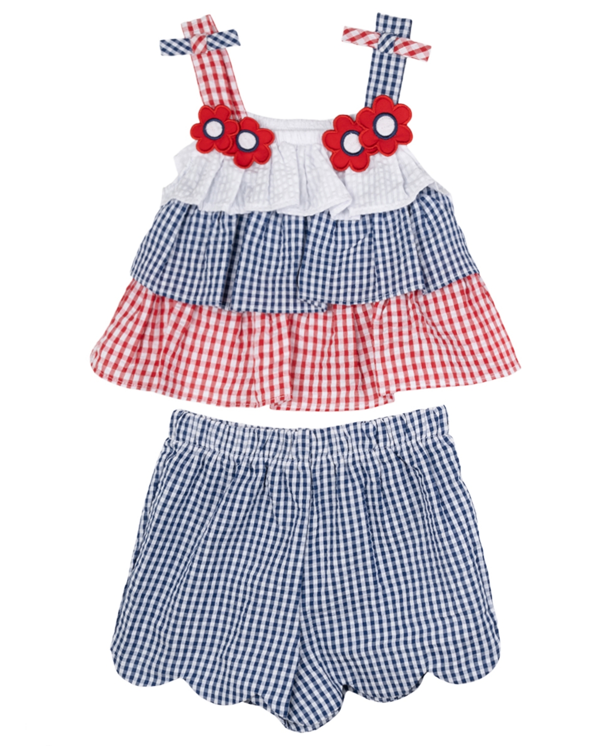 Click here for Rare Editions Baby Girls 2-Piece Americana Top and... prices