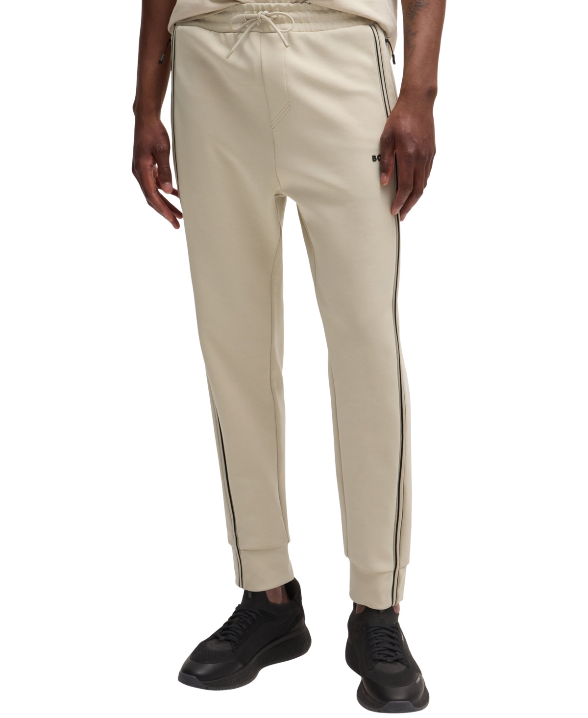 Click here for Boss by Hugo Boss Mens Tape Inserts Tracksuit Bott... prices