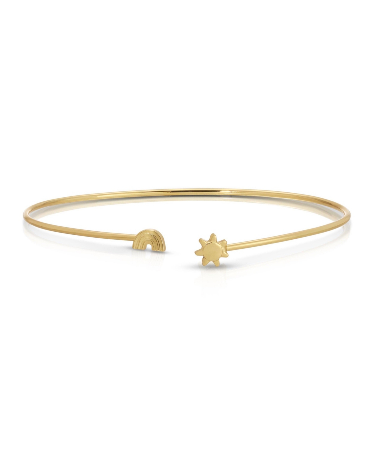Click here for Lucky Feather Connection Cuff - Sun and Rainbow -... prices